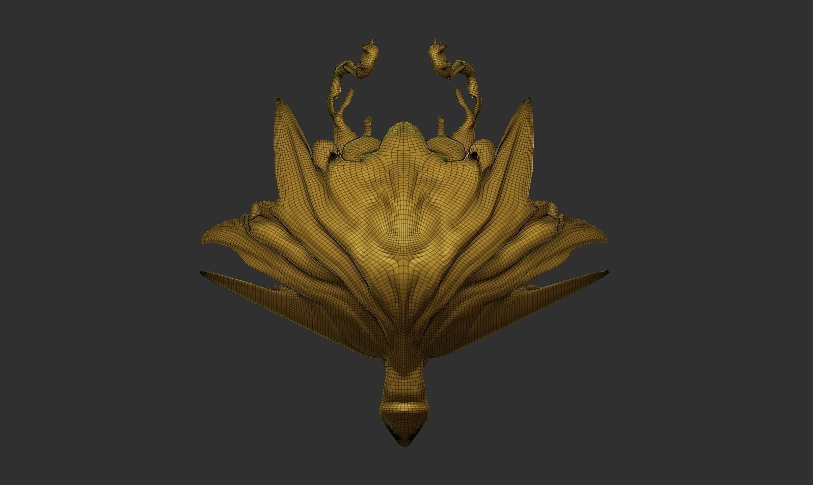 Insectoid Head free 3D model | CGTrader