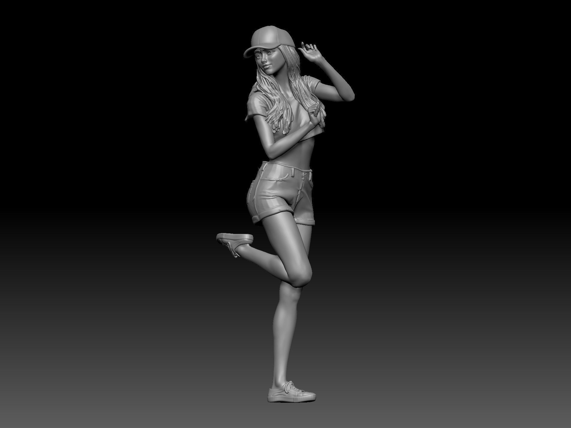 Cute Girl 3 3d Model 3d Printable Cgtrader
