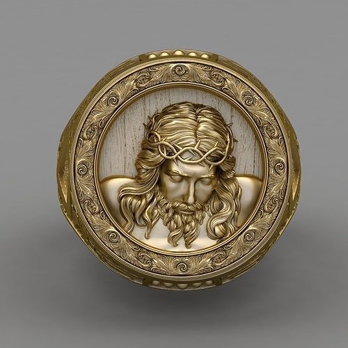 Jesus Diamond Ring 3d Print Model 3D model 3D printable | CGTrader