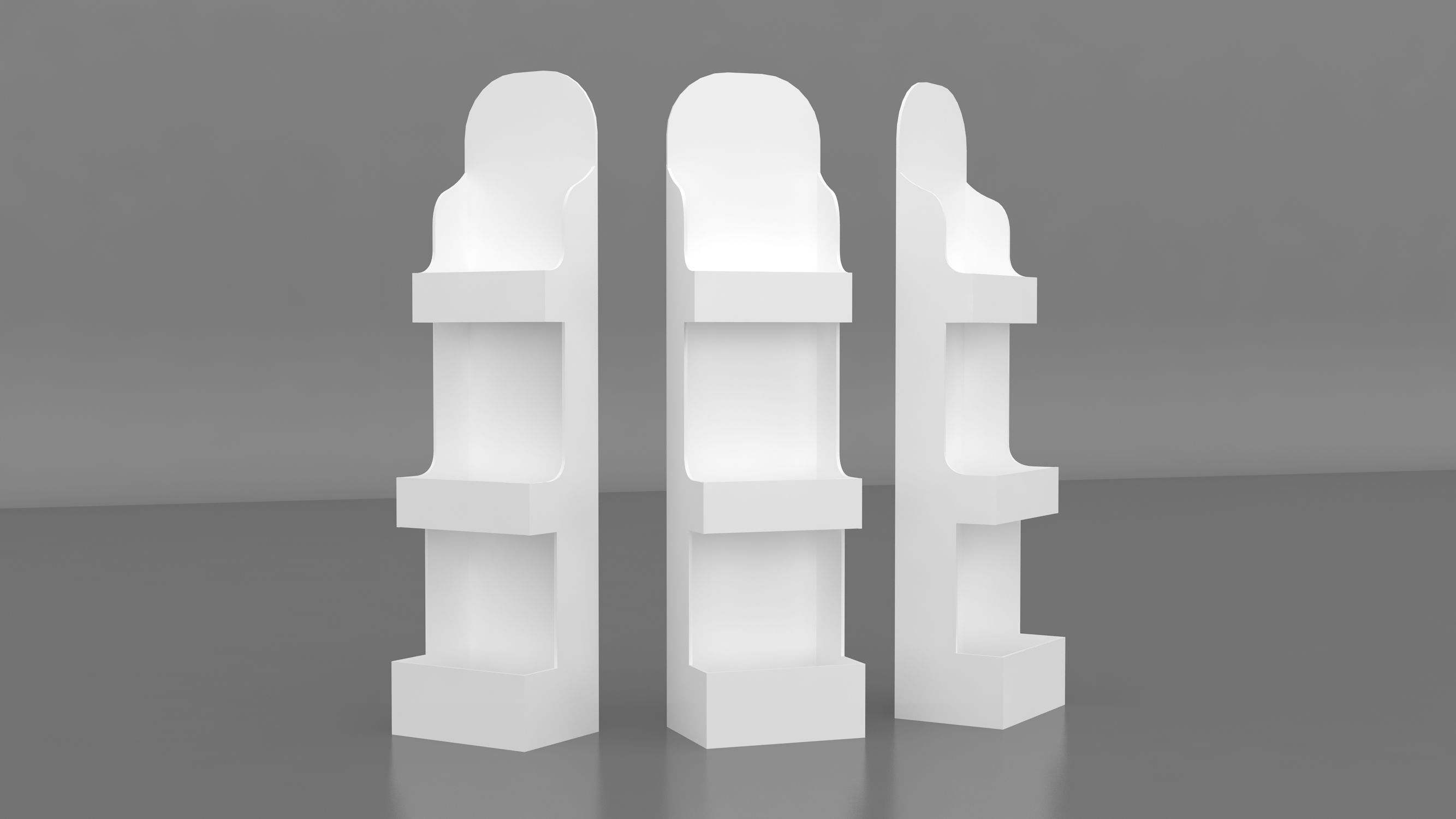 3D model Counter Top Dispaly CTU VR / AR / low-poly | CGTrader