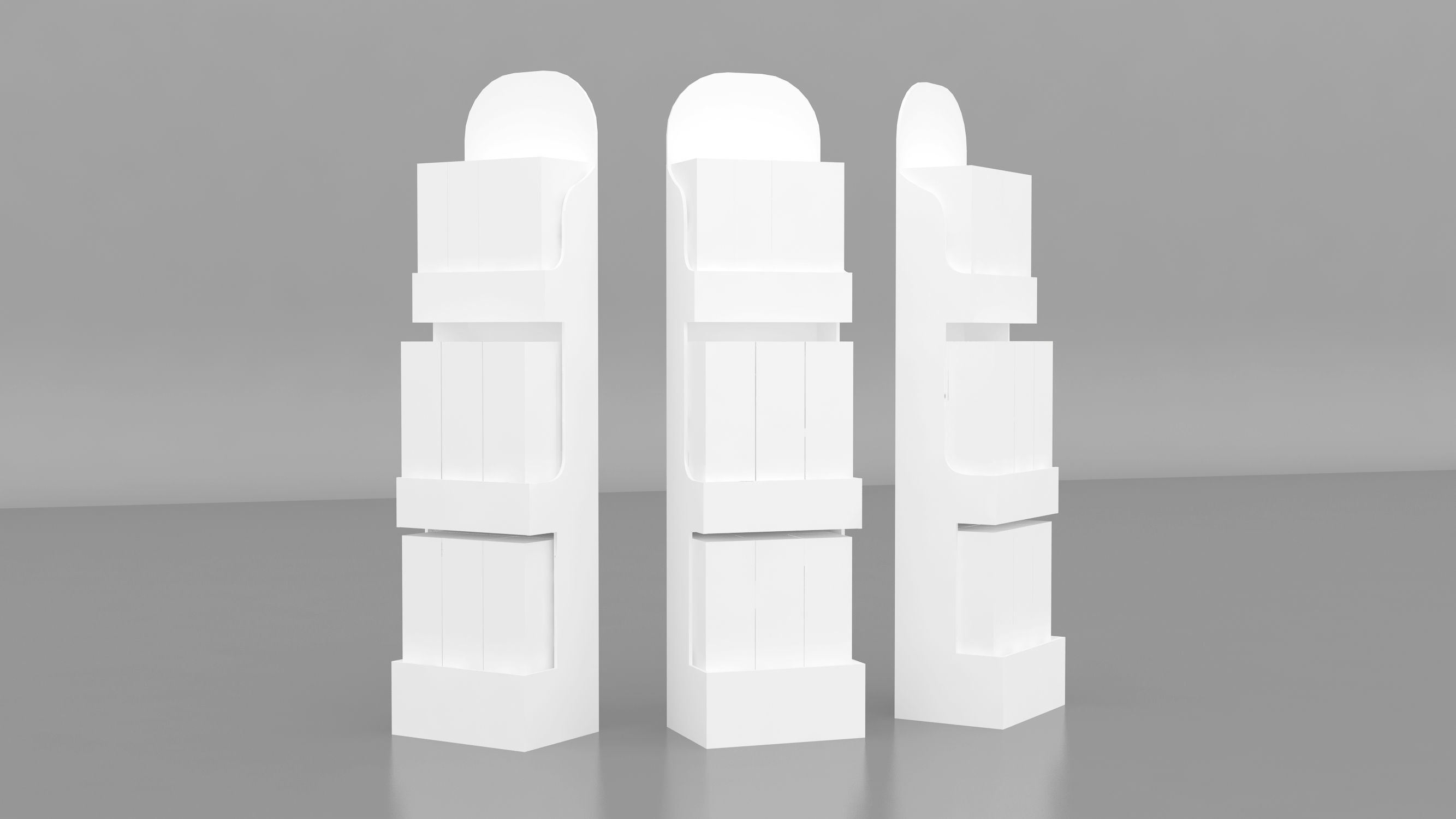 3D model Counter Top Dispaly CTU VR / AR / low-poly | CGTrader