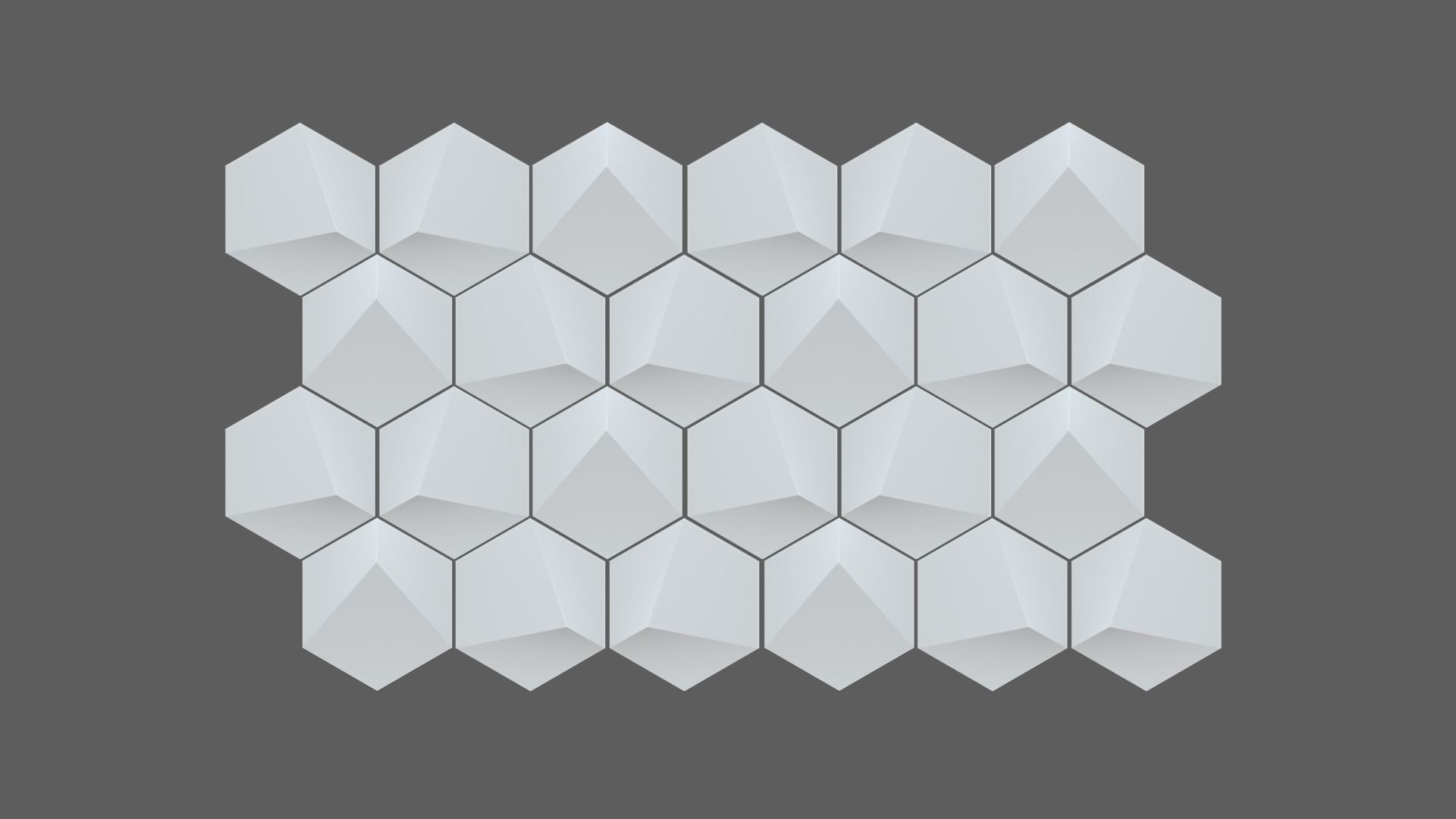 Hexagonal Wall Panel A02 - Interior Design Decoration 3D model 3D printable | CGTrader