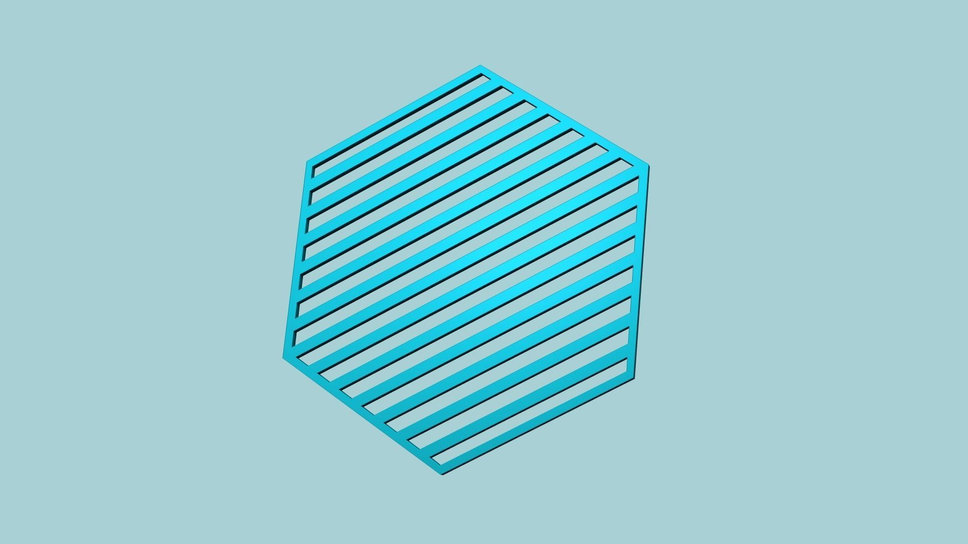 Hexagonal Wall Panel A11 - Interior Design Decoration 3D model 3D ...