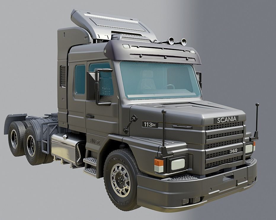 SCANIA 113H TOP LINE TRUCKED 3D model 3D printable | CGTrader