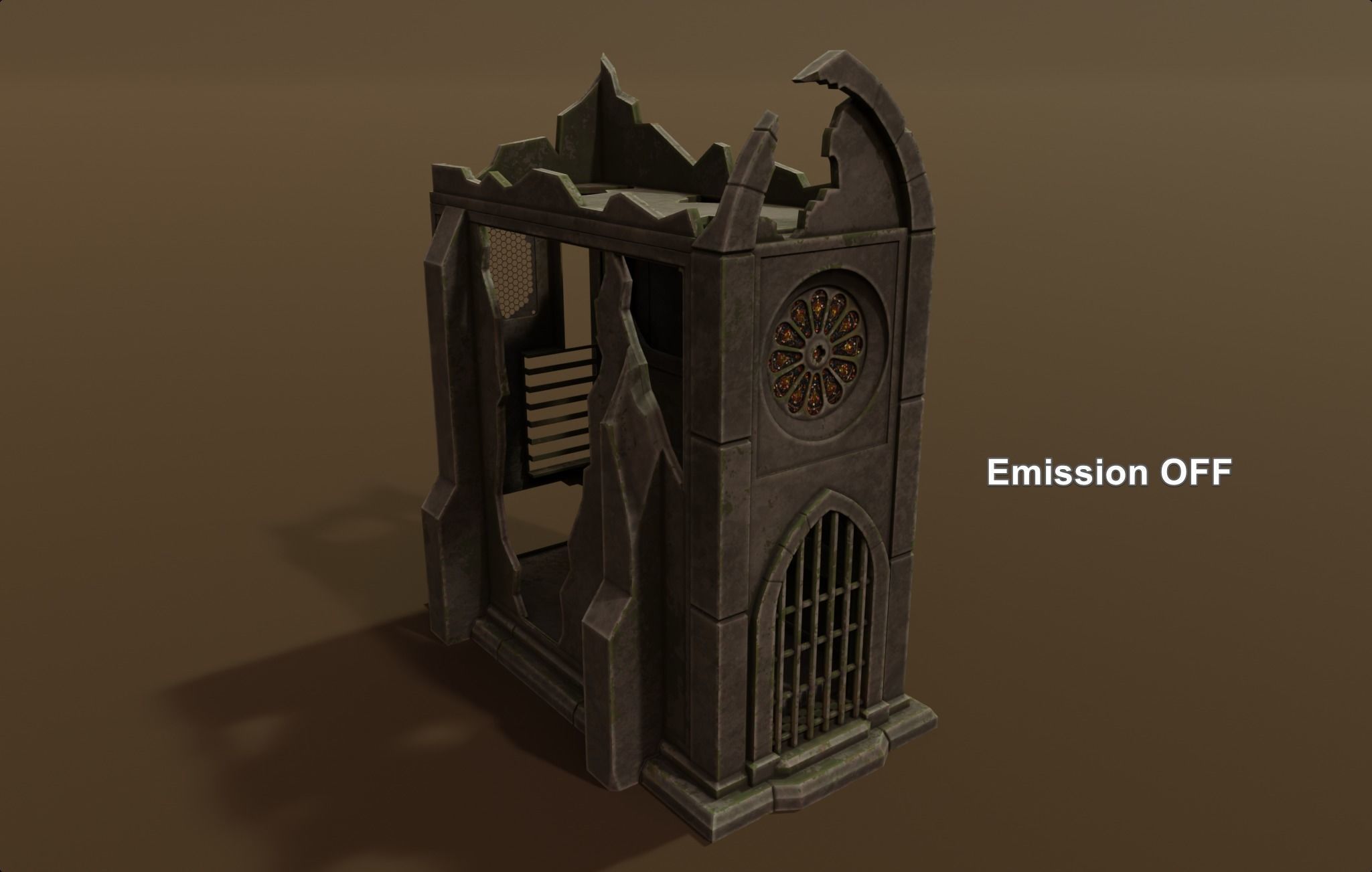 3D model custom pc case fantasy cathedral computer mod gaming gamer rgb ...