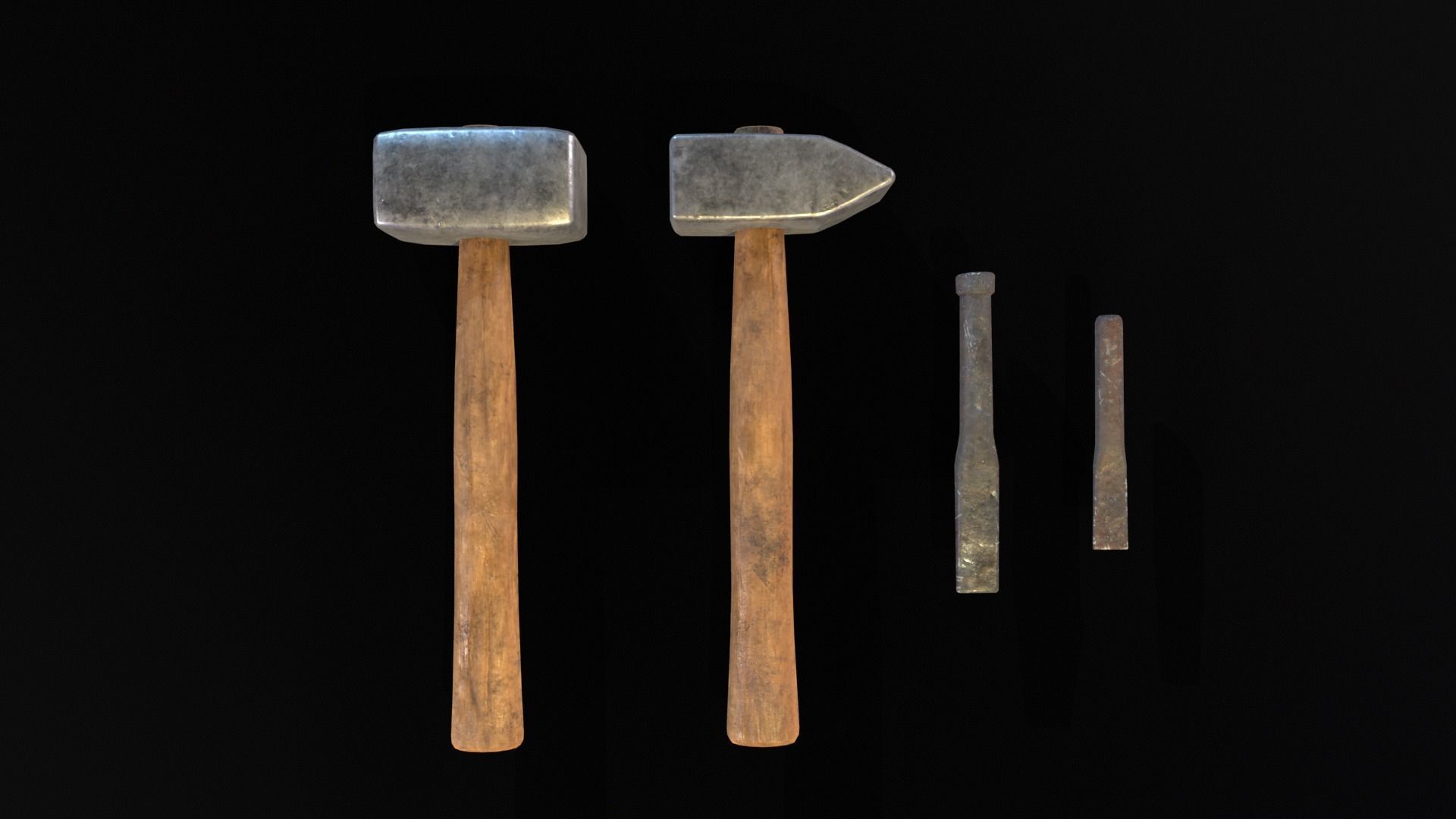 3D model Medieval Blacksmith Tools VR / AR / low-poly | CGTrader
