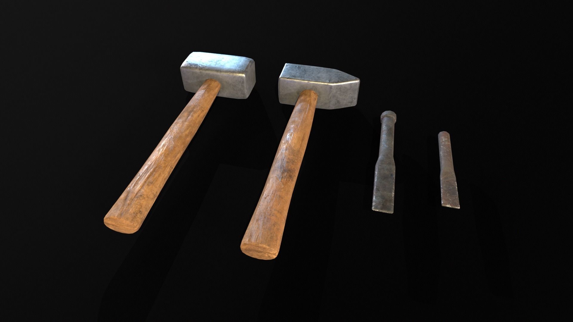 3D model Medieval Blacksmith Tools VR / AR / low-poly | CGTrader