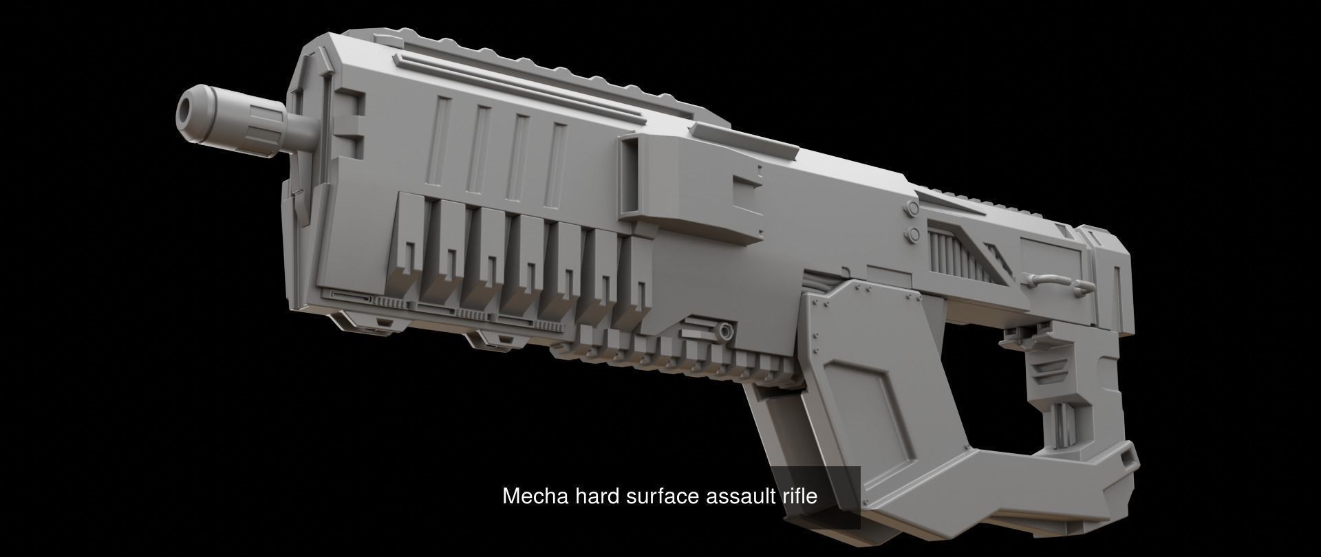 Mecha hard surface weapons collection | CGTrader