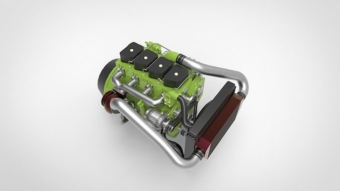 3D model Generator Diesel engine VR / AR / low-poly | CGTrader