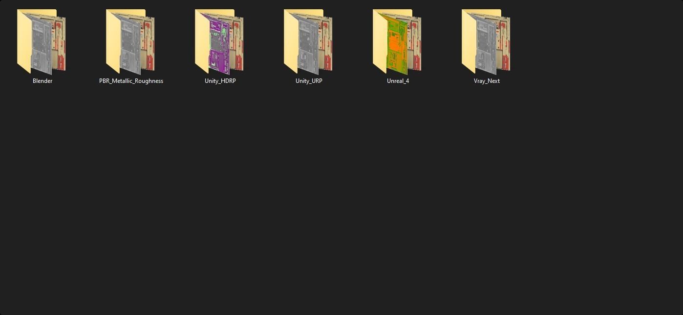 3D model Custom pc case gundam mech cyber style computer lowpoly rgb VR ...