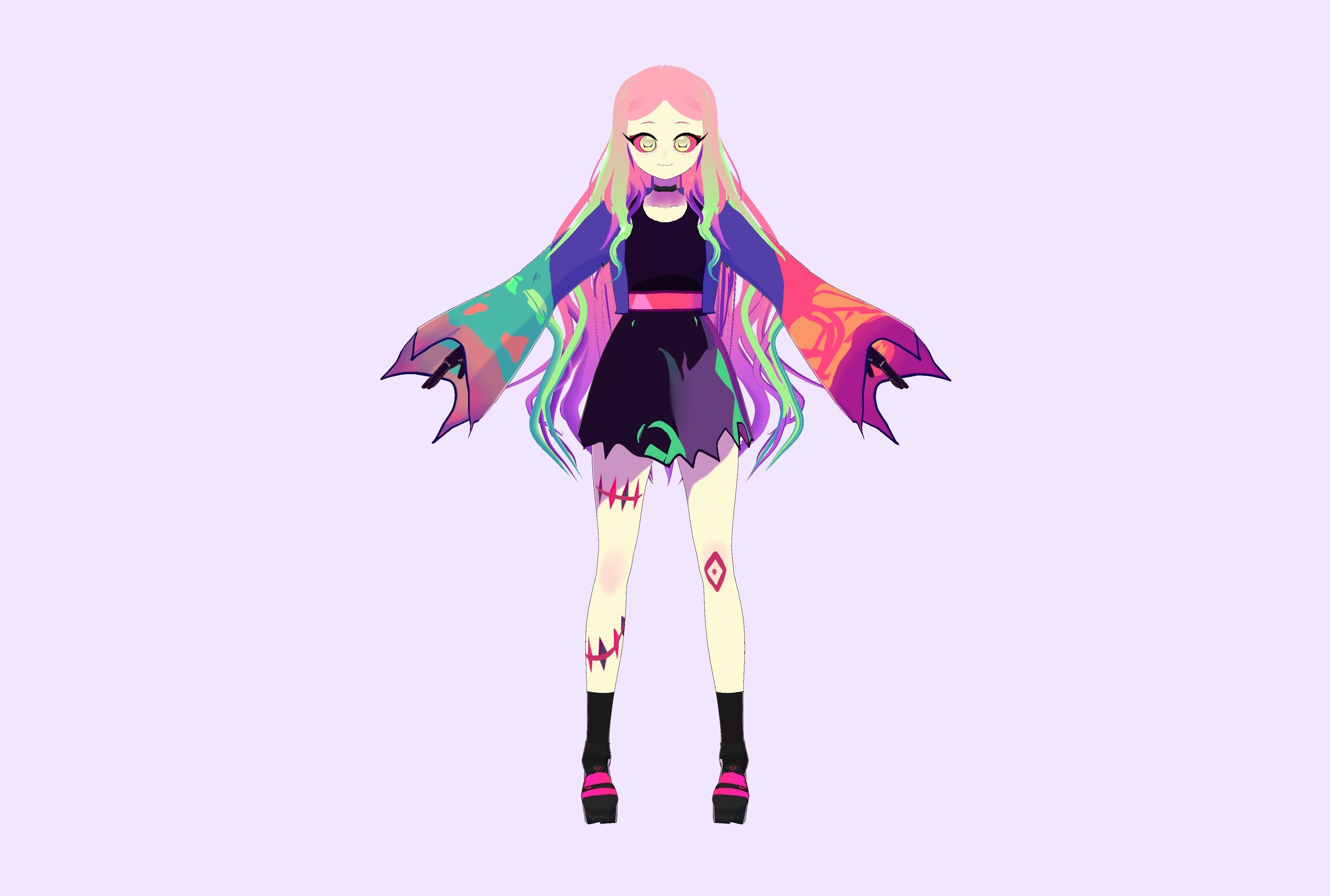 Alien vroid model 3D model 3D printable | CGTrader