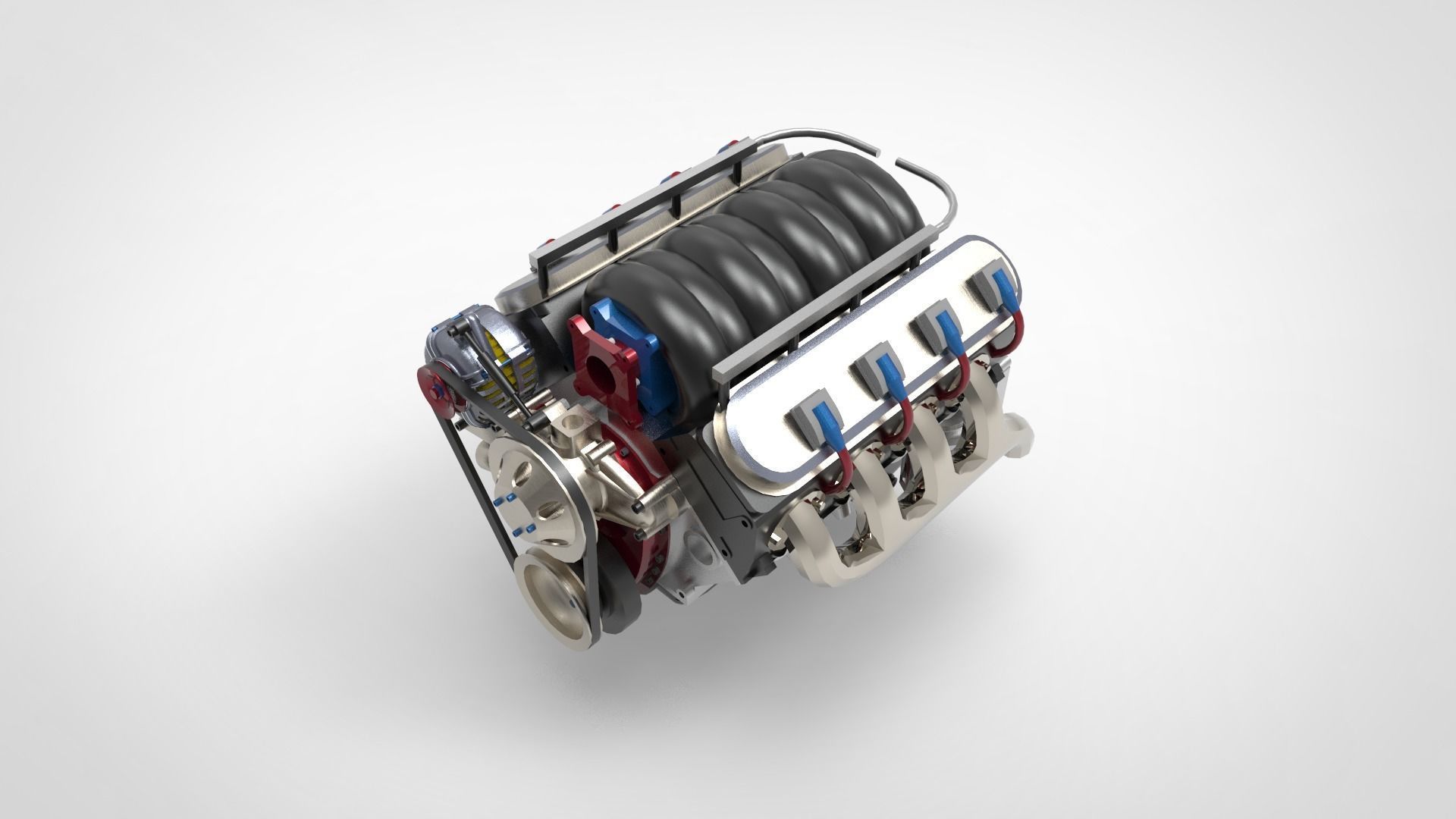 3D model diesel engine sports car VR / AR / low-poly | CGTrader