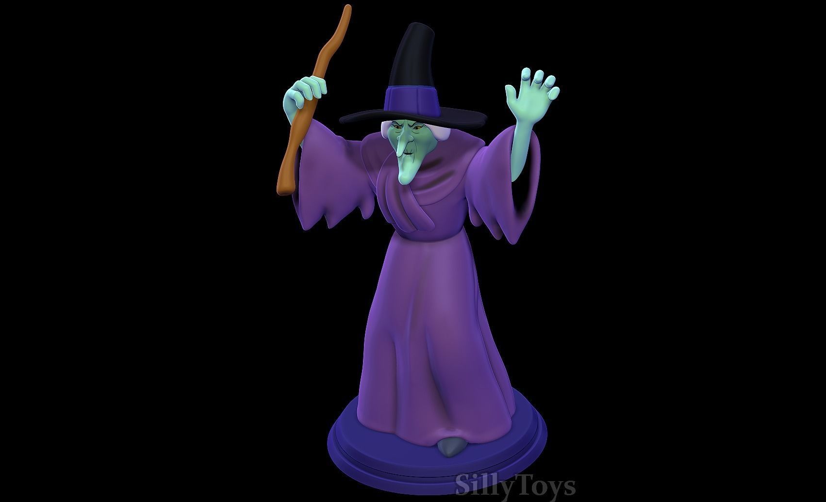 Swamp Witch - Scooby Doo 3D model 3D printable | CGTrader