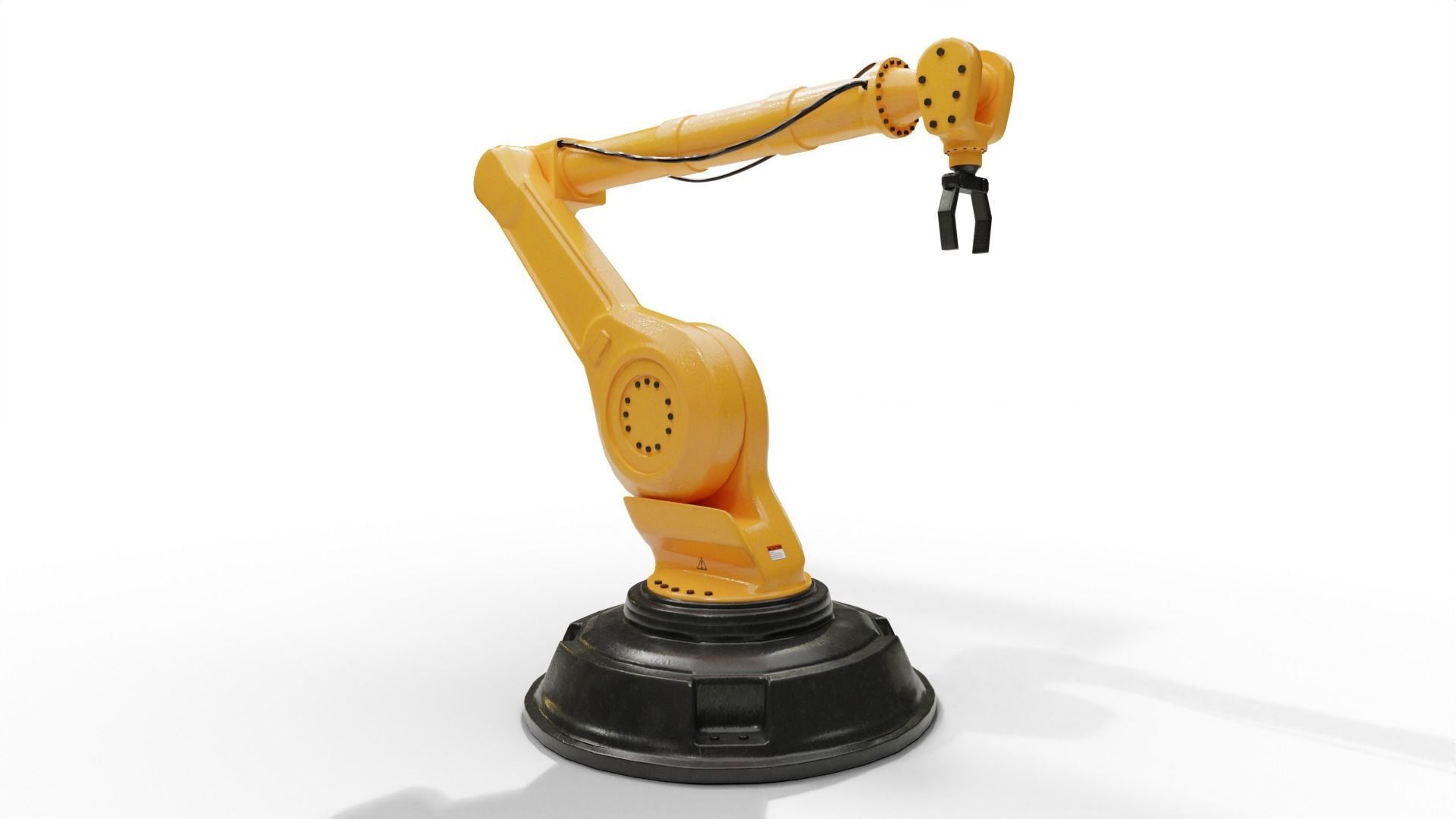 Industrial robot arm free 3D model | CGTrader