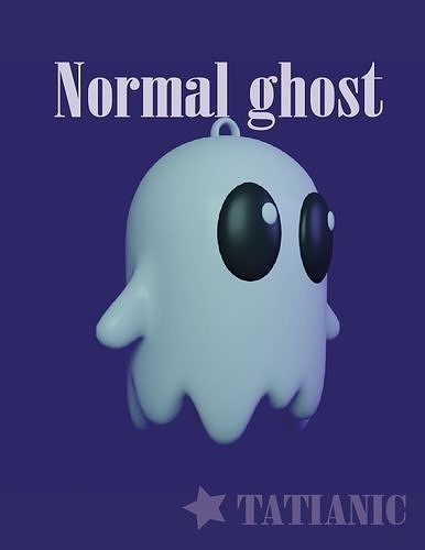 NORMAL GHOST 3D model 3D printable | CGTrader