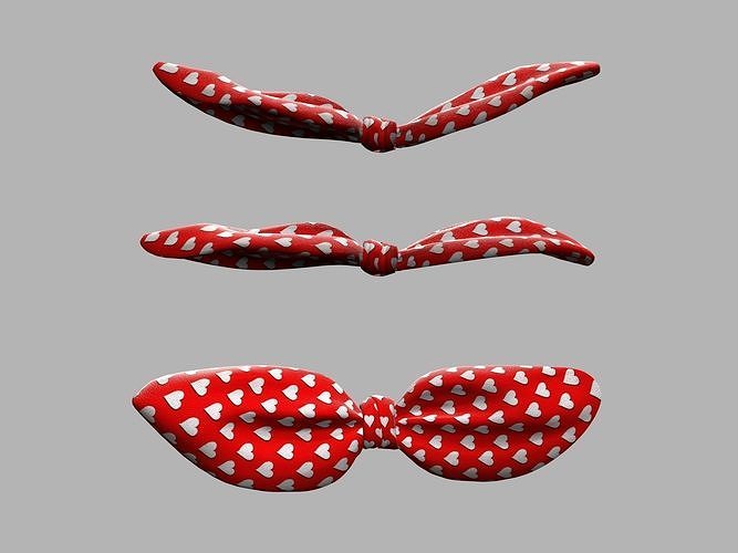 3D model Retro Bows VR / AR / low-poly | CGTrader