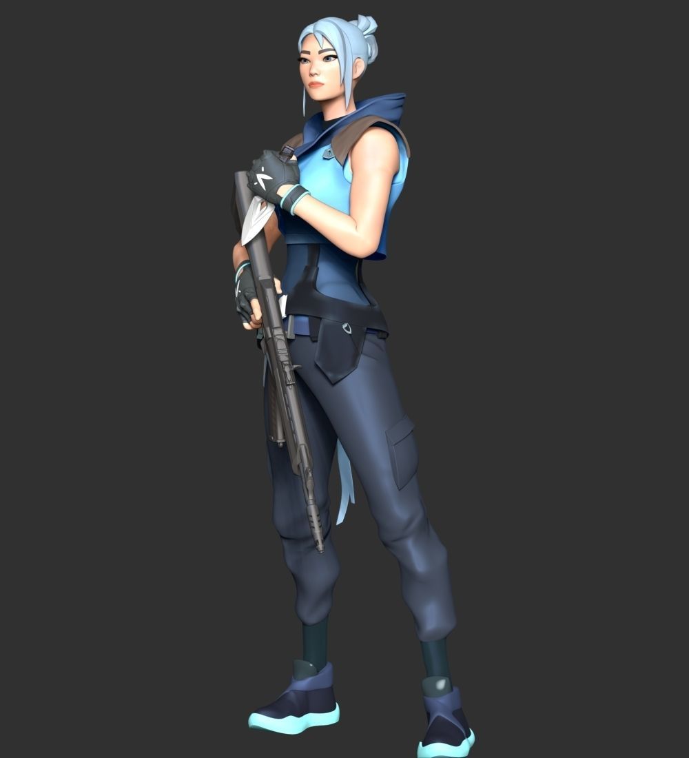 Valorant - Jett 3D model 3D printable | CGTrader