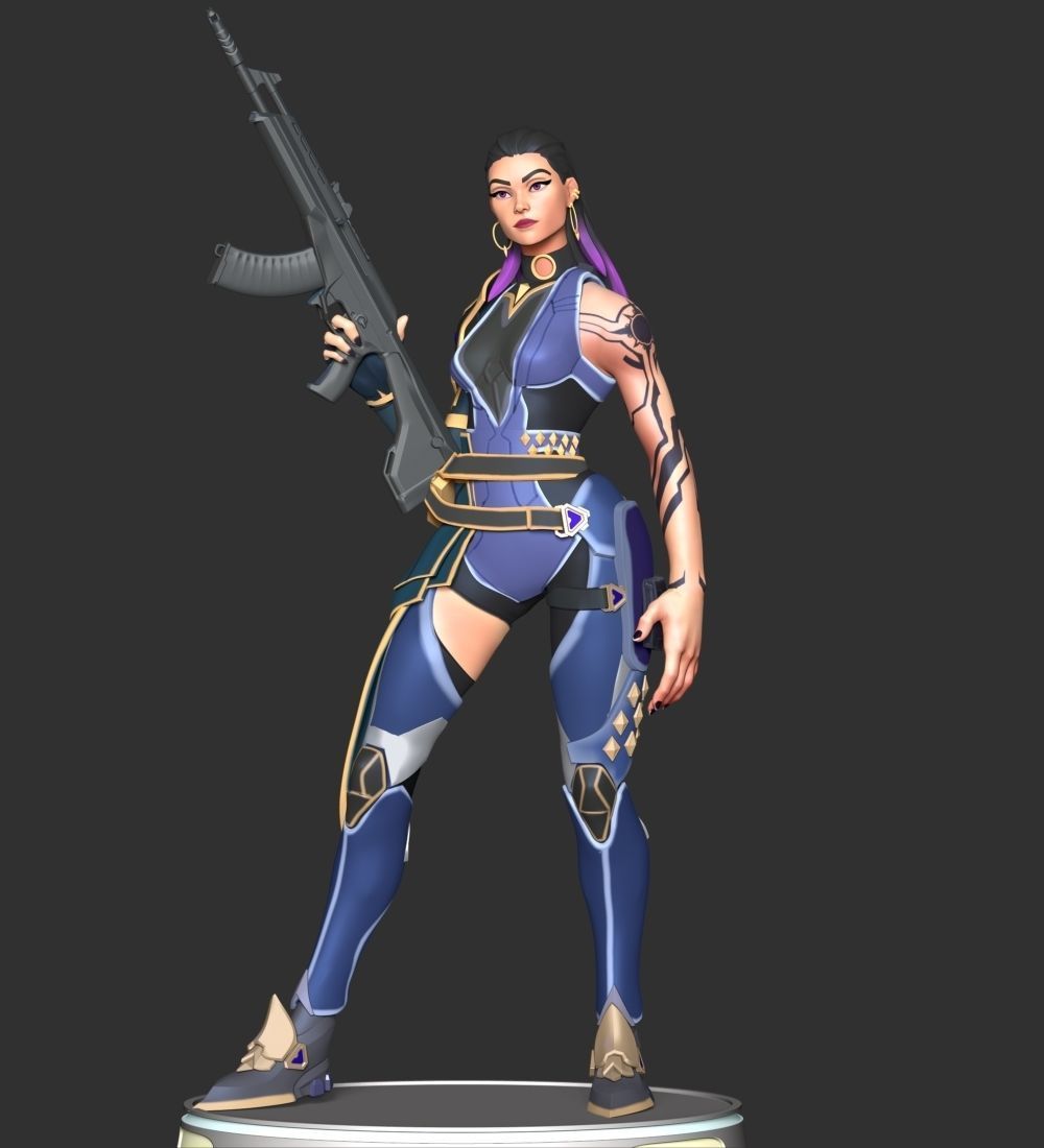 Valorant - Reyna 3D model 3D printable | CGTrader