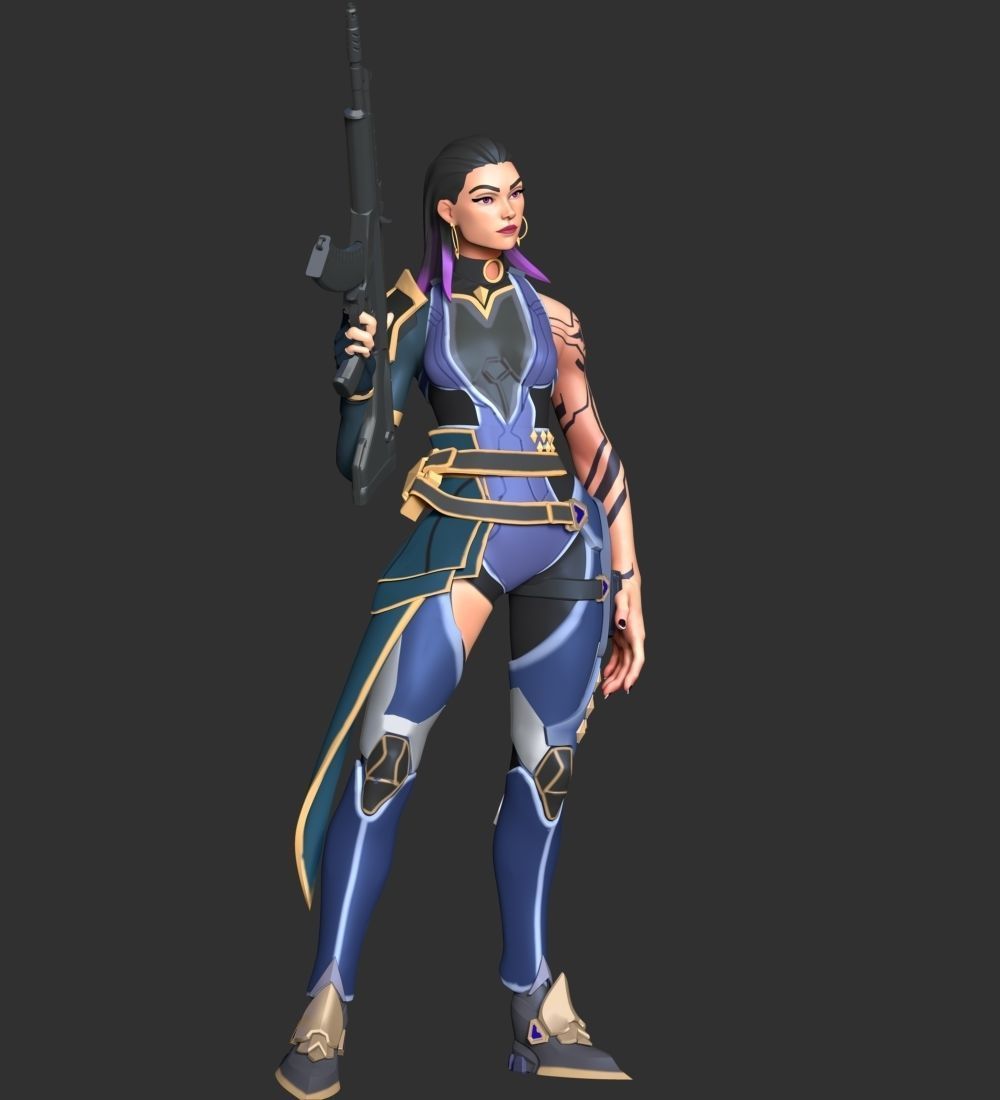 Valorant - Reyna 3D model 3D printable | CGTrader