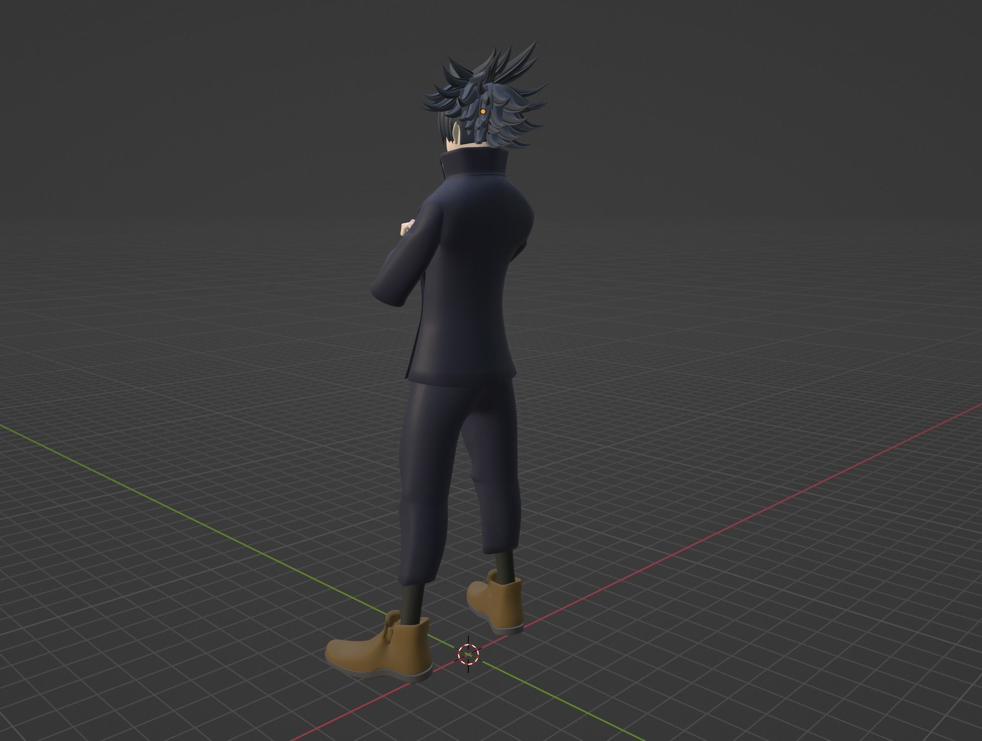 Megumi Fushiguro - Jujutsu Kaisen 3D model rigged | CGTrader