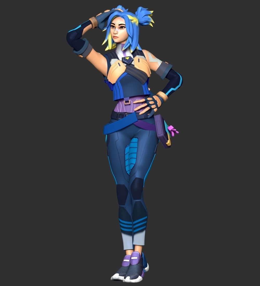Valorant - Neon 3D model 3D printable | CGTrader