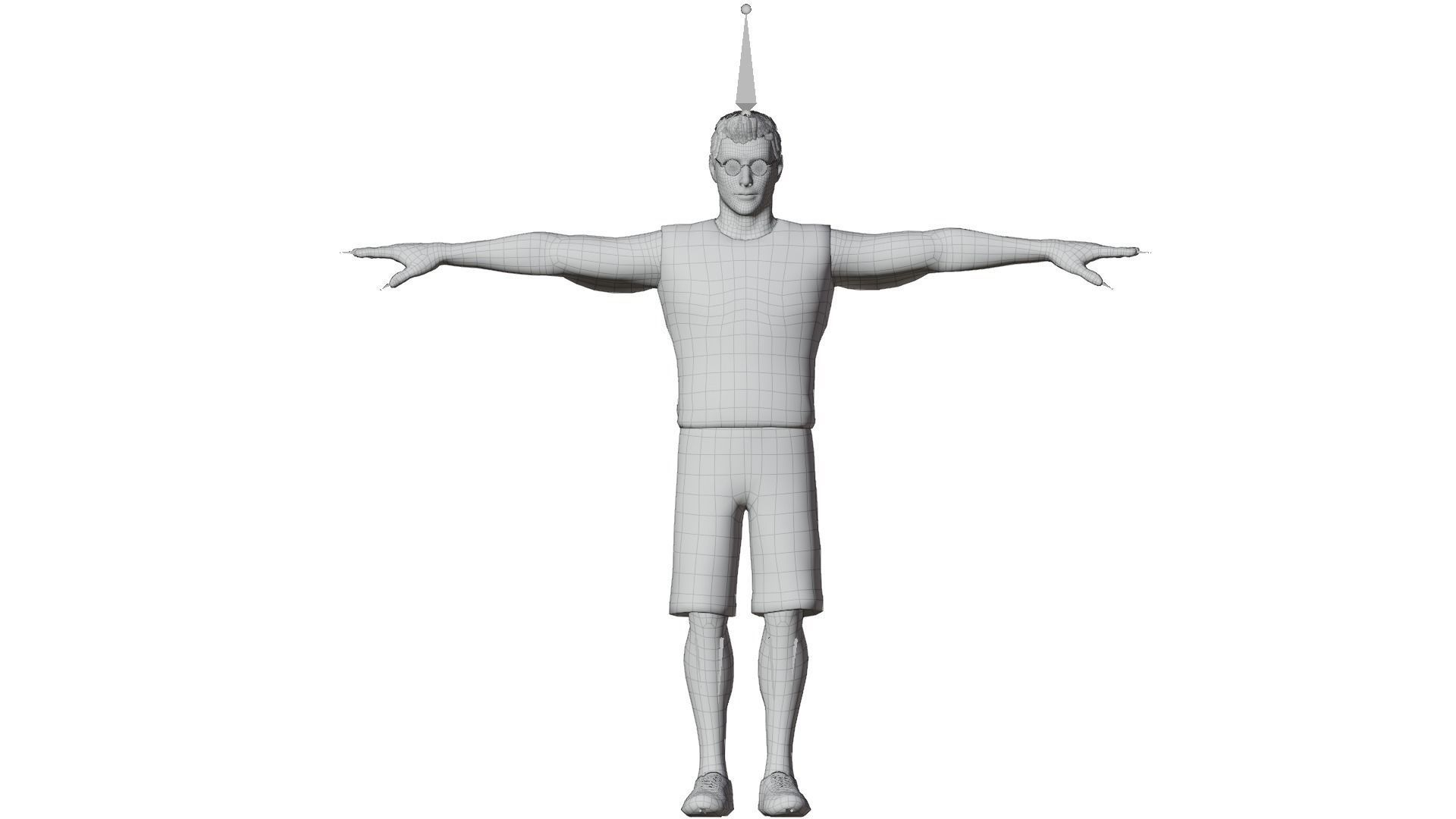 3D model Casual Guy 3D Model with Sneakers and 4K Textures VR / AR ...