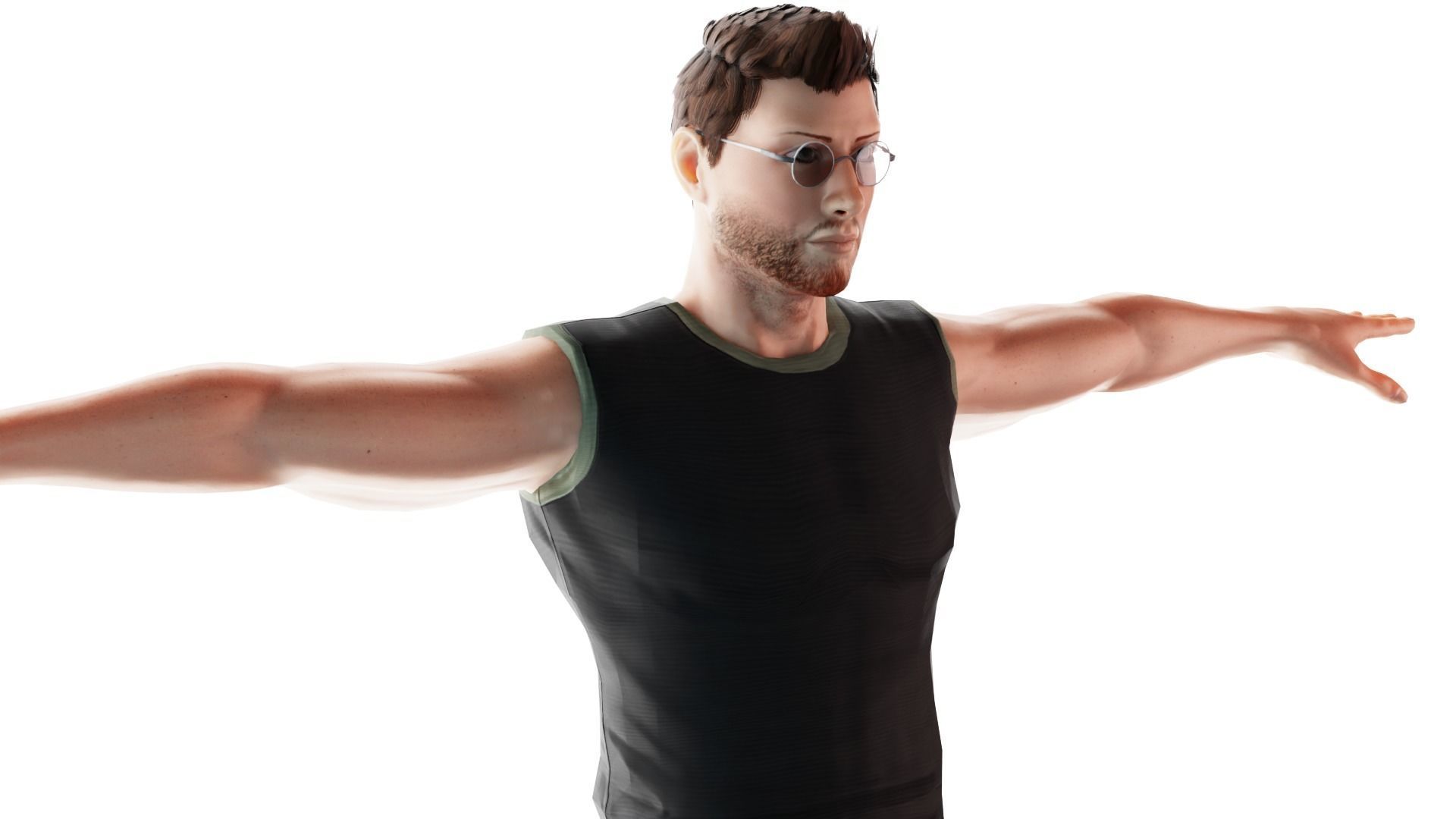 3D model Casual Guy 3D Model with Sneakers and 4K Textures VR / AR ...