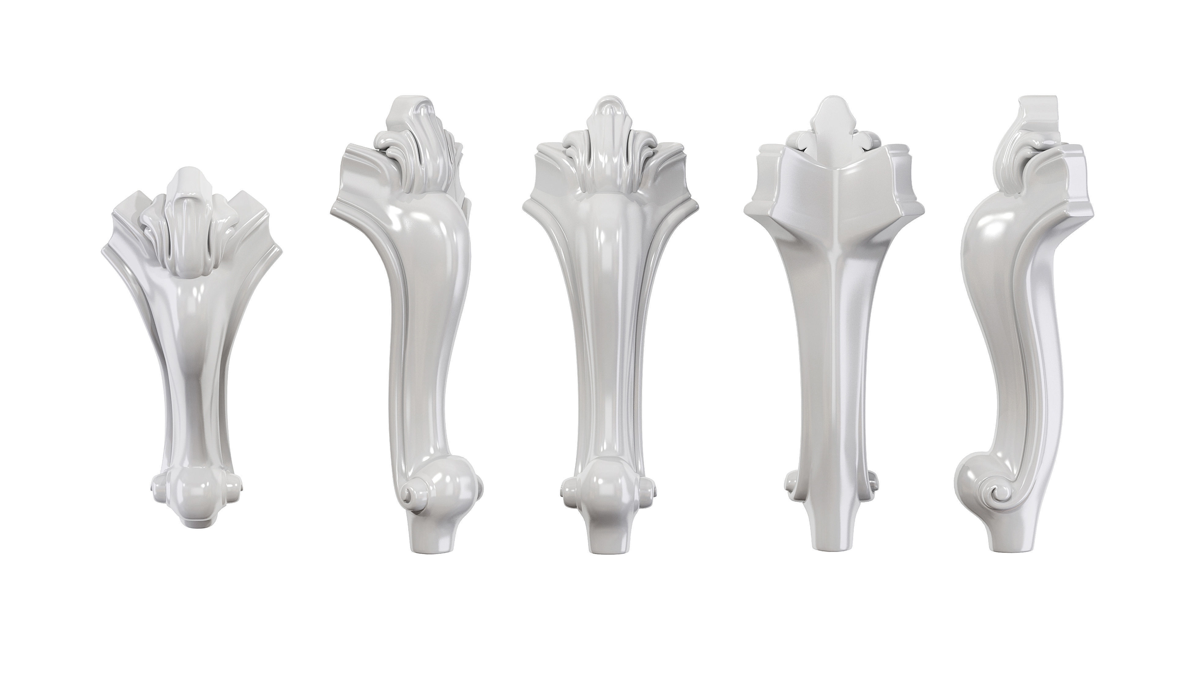 Classic leg 079 3D model | CGTrader