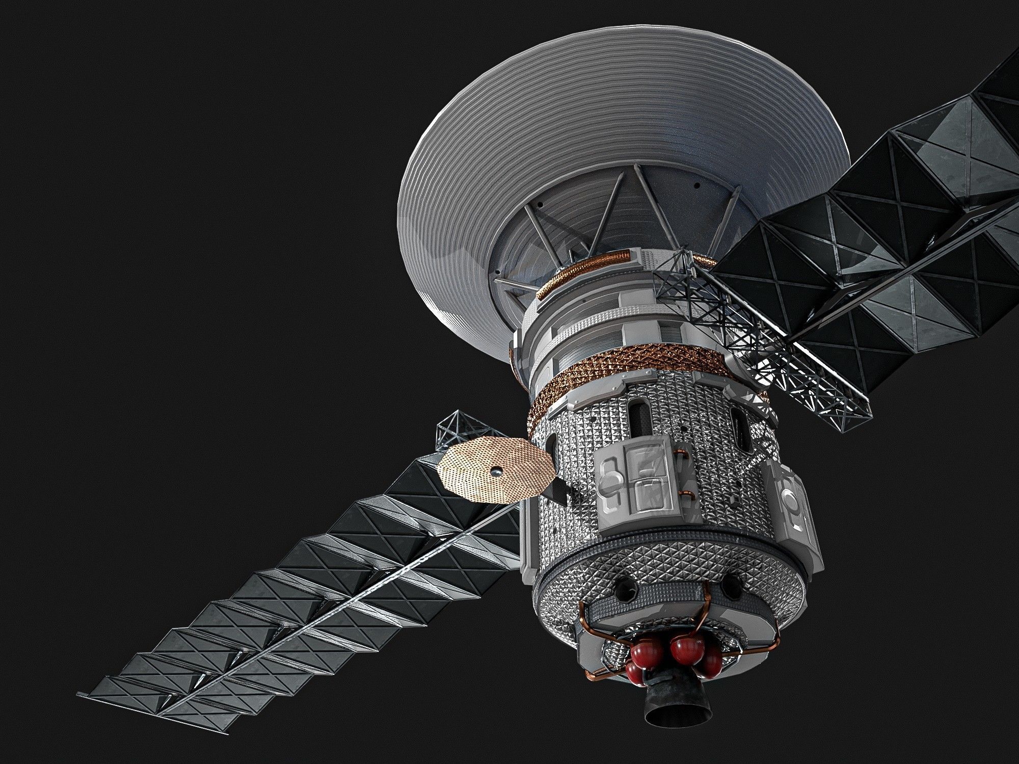 3D model Satellite VR / AR / low-poly | CGTrader