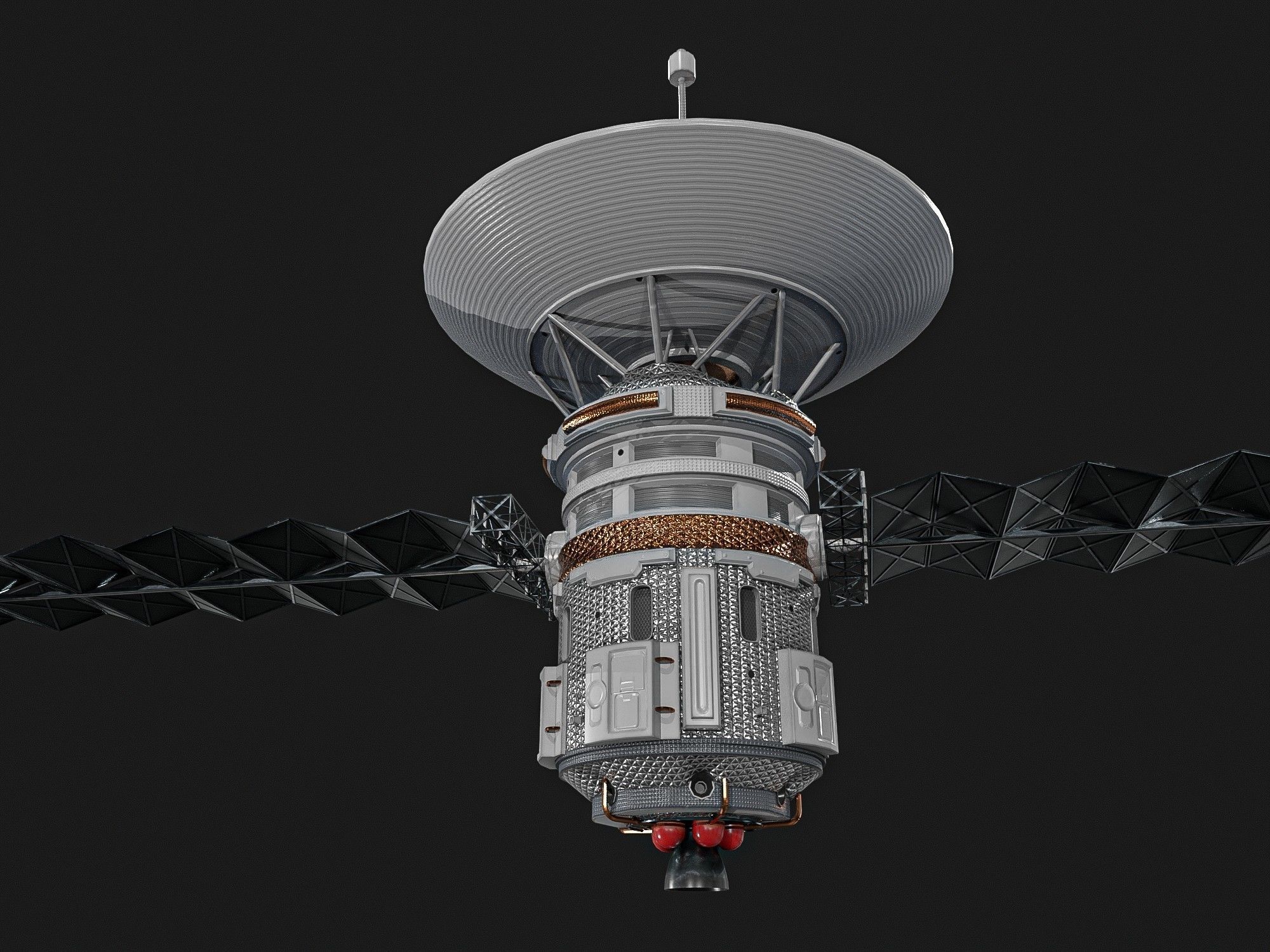 3D model Satellite VR / AR / low-poly | CGTrader