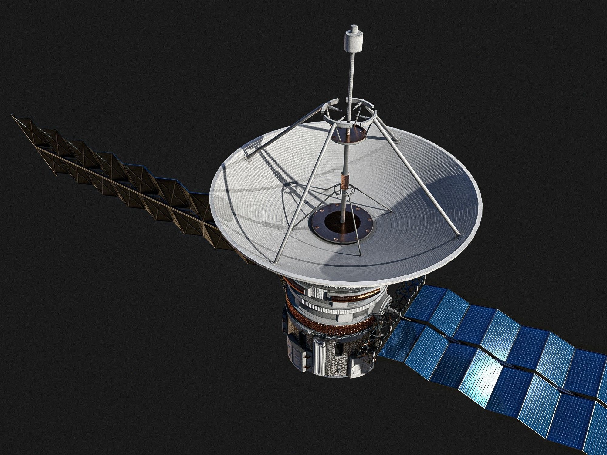 3D model Satellite VR / AR / low-poly | CGTrader