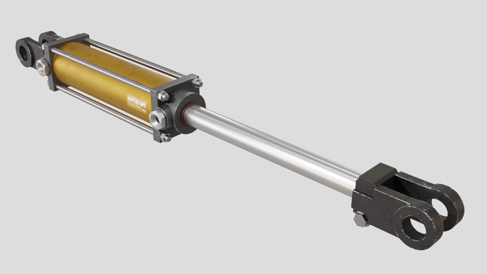 Hydraulic Cylinder 3D model | CGTrader