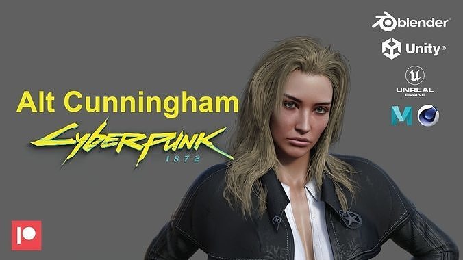 3D model Alt Cunningham in 1872 VR / AR / low-poly | CGTrader