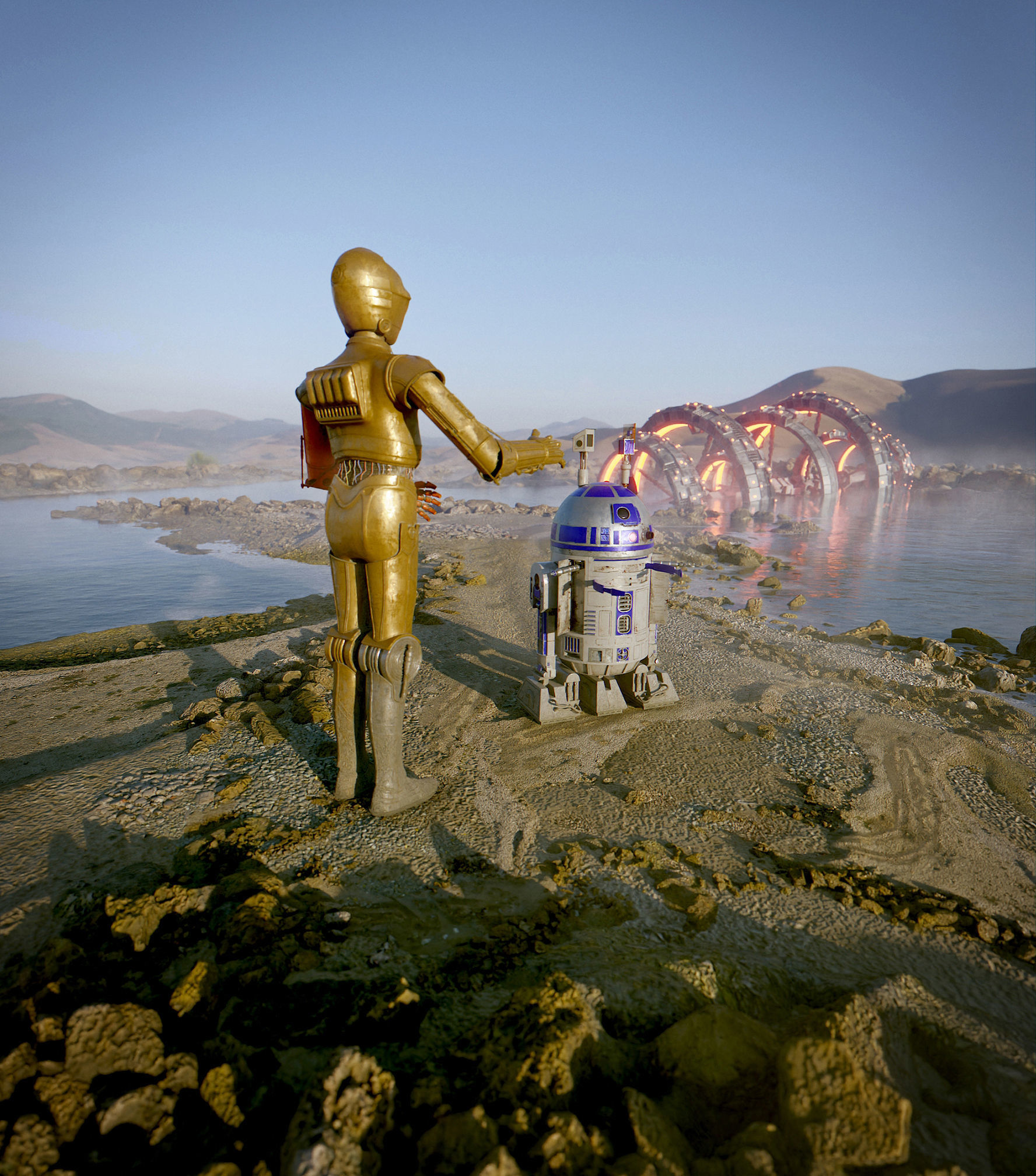 3D model Star Wars Desert Scene VR / AR / low-poly | CGTrader