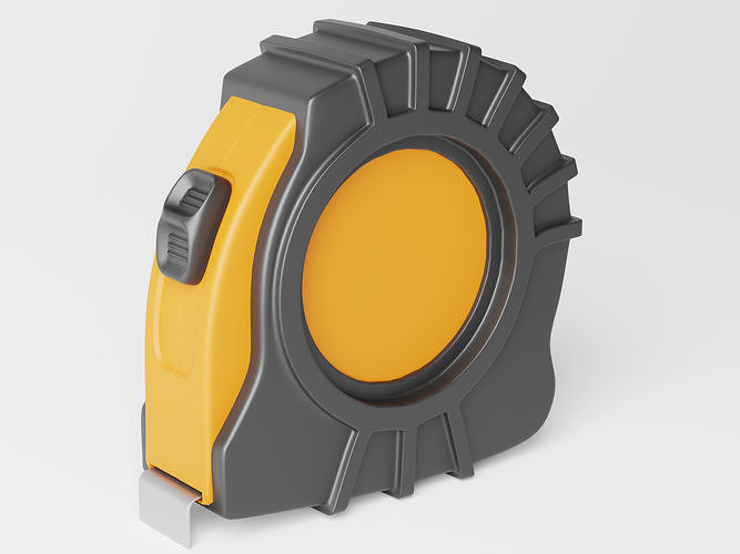 3D model Tape measure or Retractable Tape VR / AR / low-poly | CGTrader