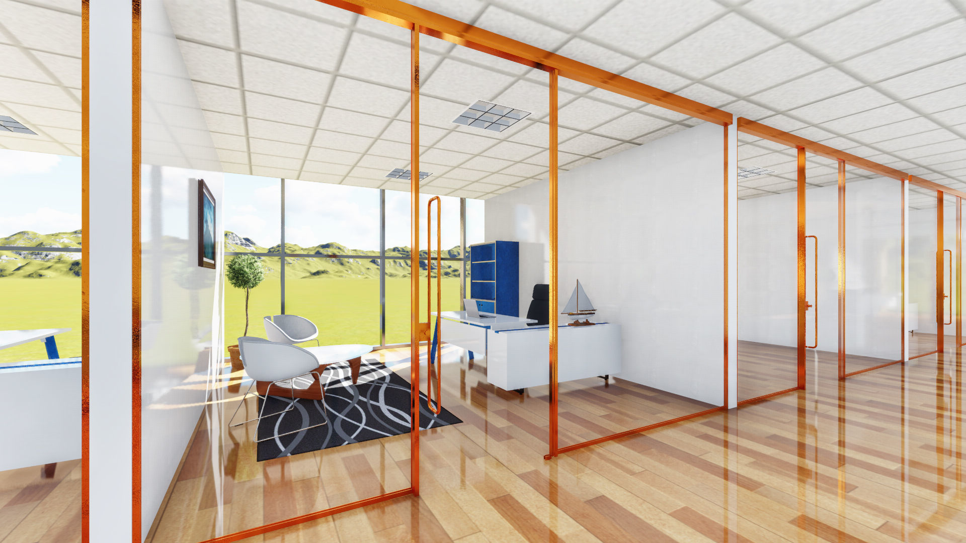 office interior building 3D model | CGTrader