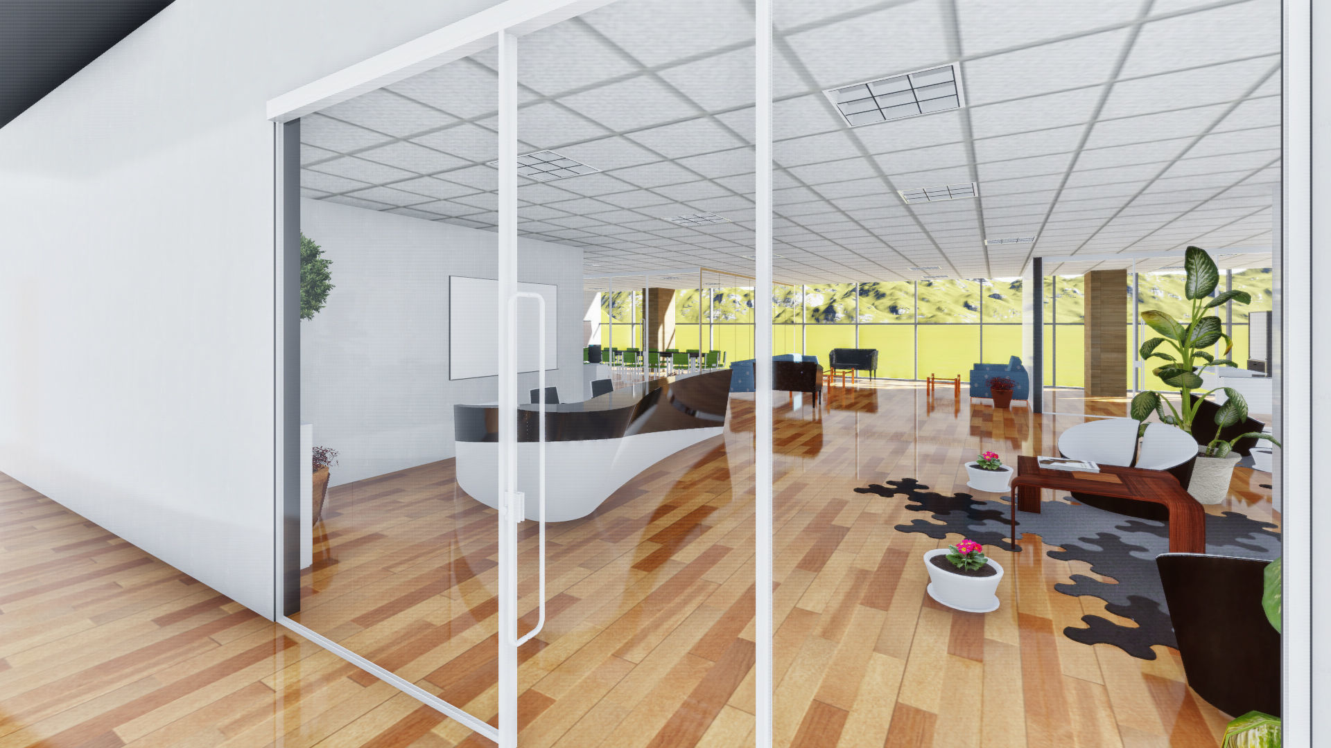office interior building 3D model | CGTrader