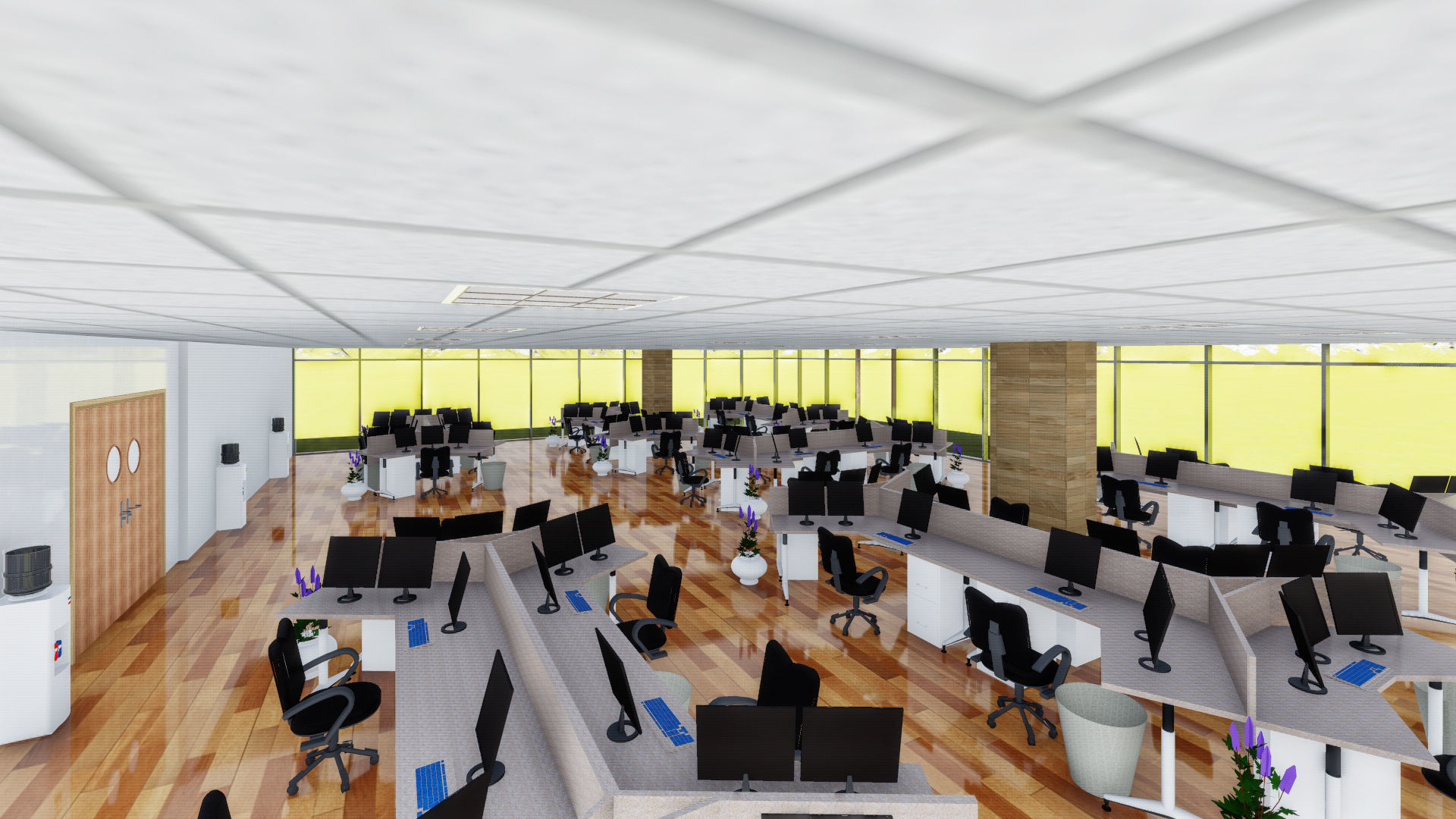 office interior building 3D model | CGTrader
