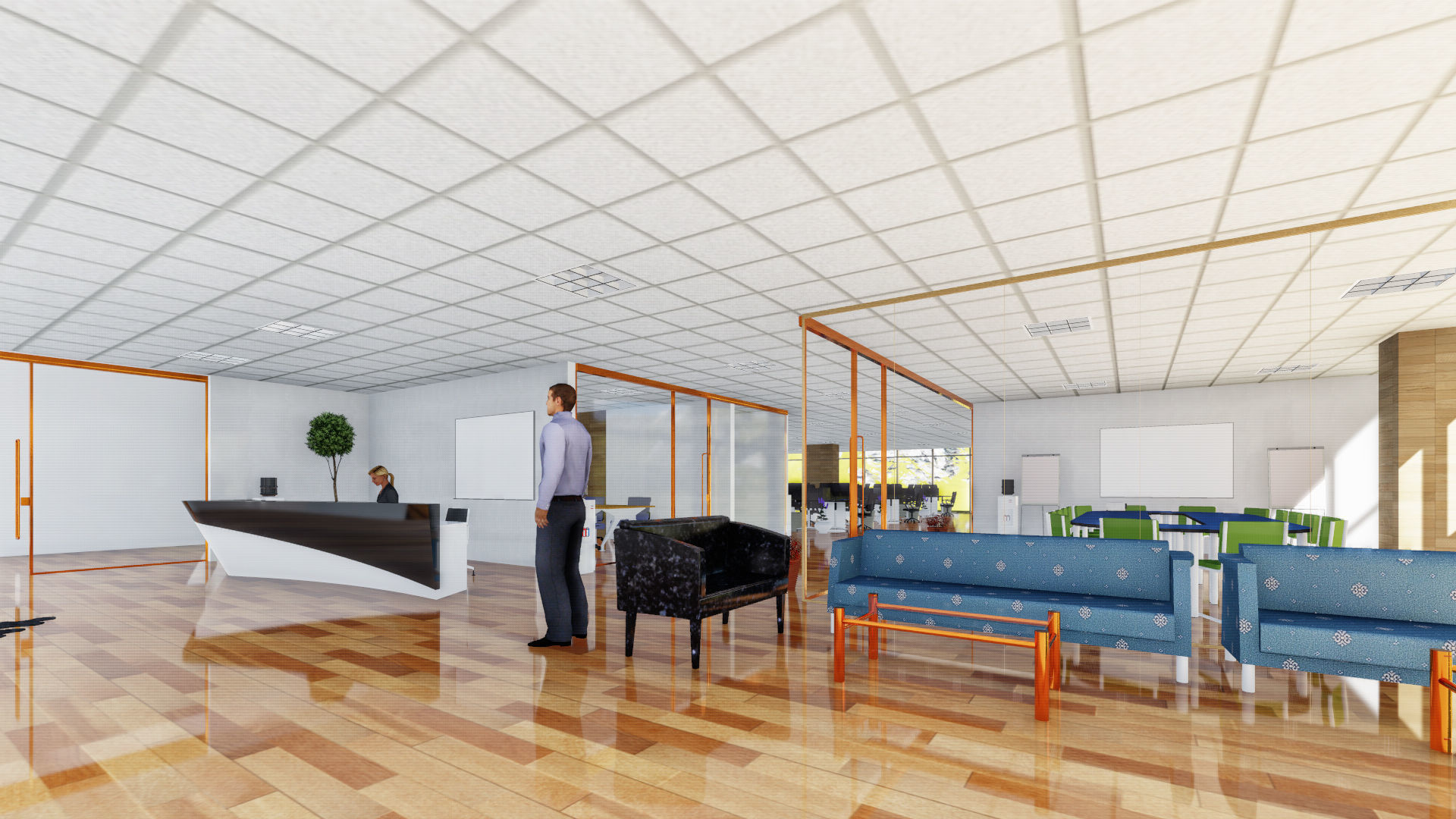 office interior building 3D model | CGTrader