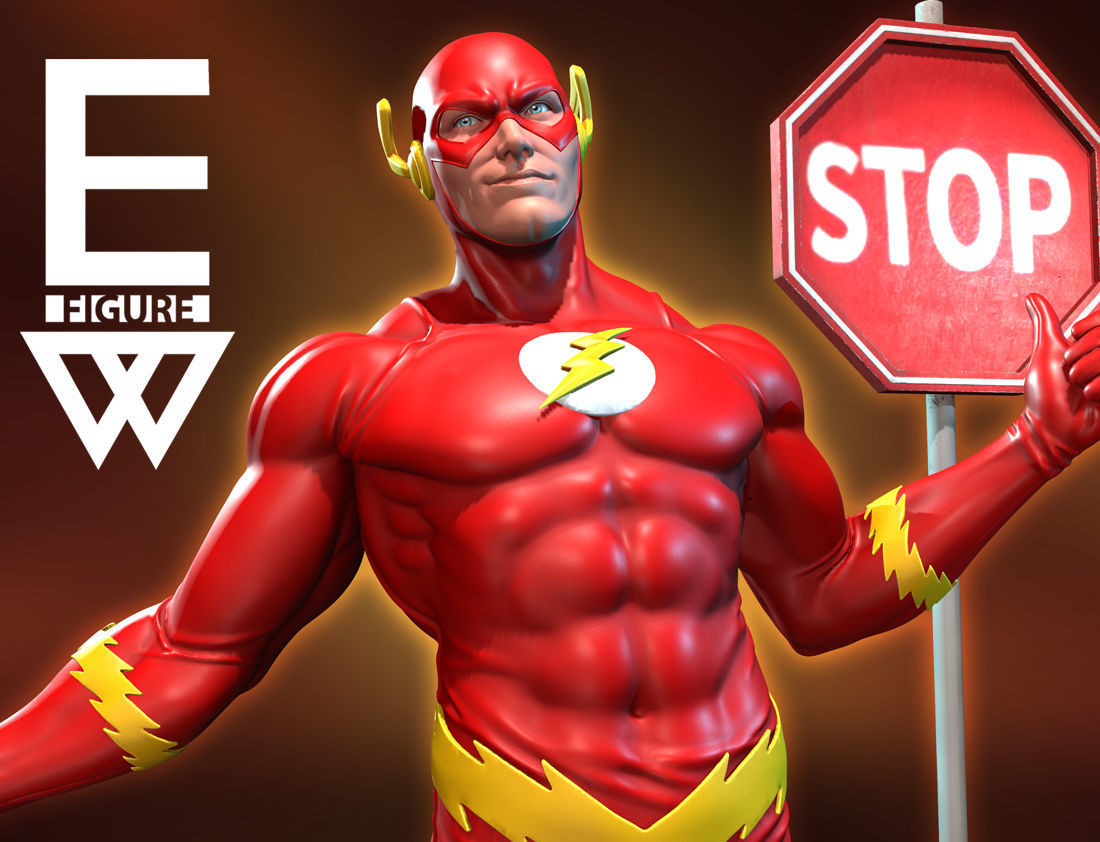 The Flash - 3D STL READY TO PRINT 3D model 3D printable | CGTrader