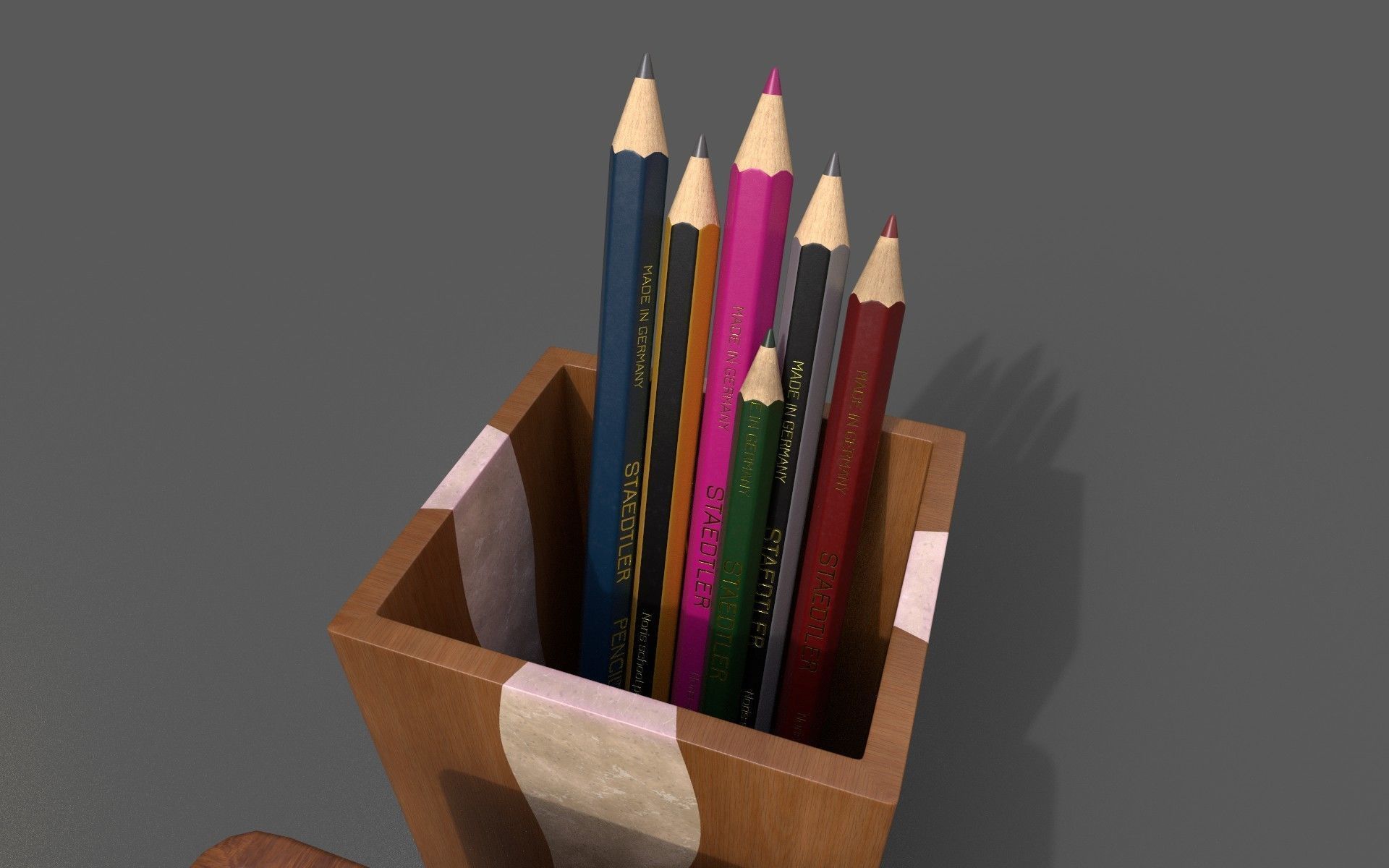 Pen Stand 3D model | CGTrader
