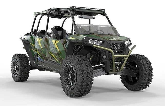2018 POLARIS RZR XP 4 1000 Turbo 3D model | CGTrader