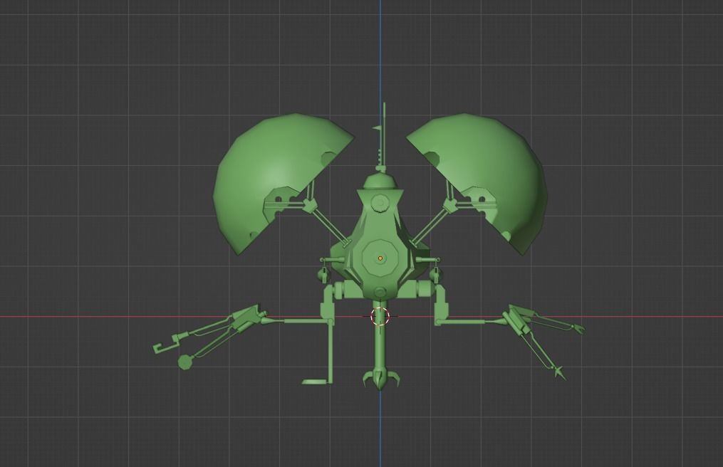 3D model StarWars Pistoeka Sabotage Droid Buzz Droid VR / AR / low-poly | CGTrader