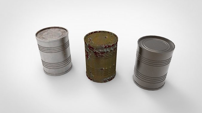 3D model rust can creamer VR / AR / low-poly | CGTrader