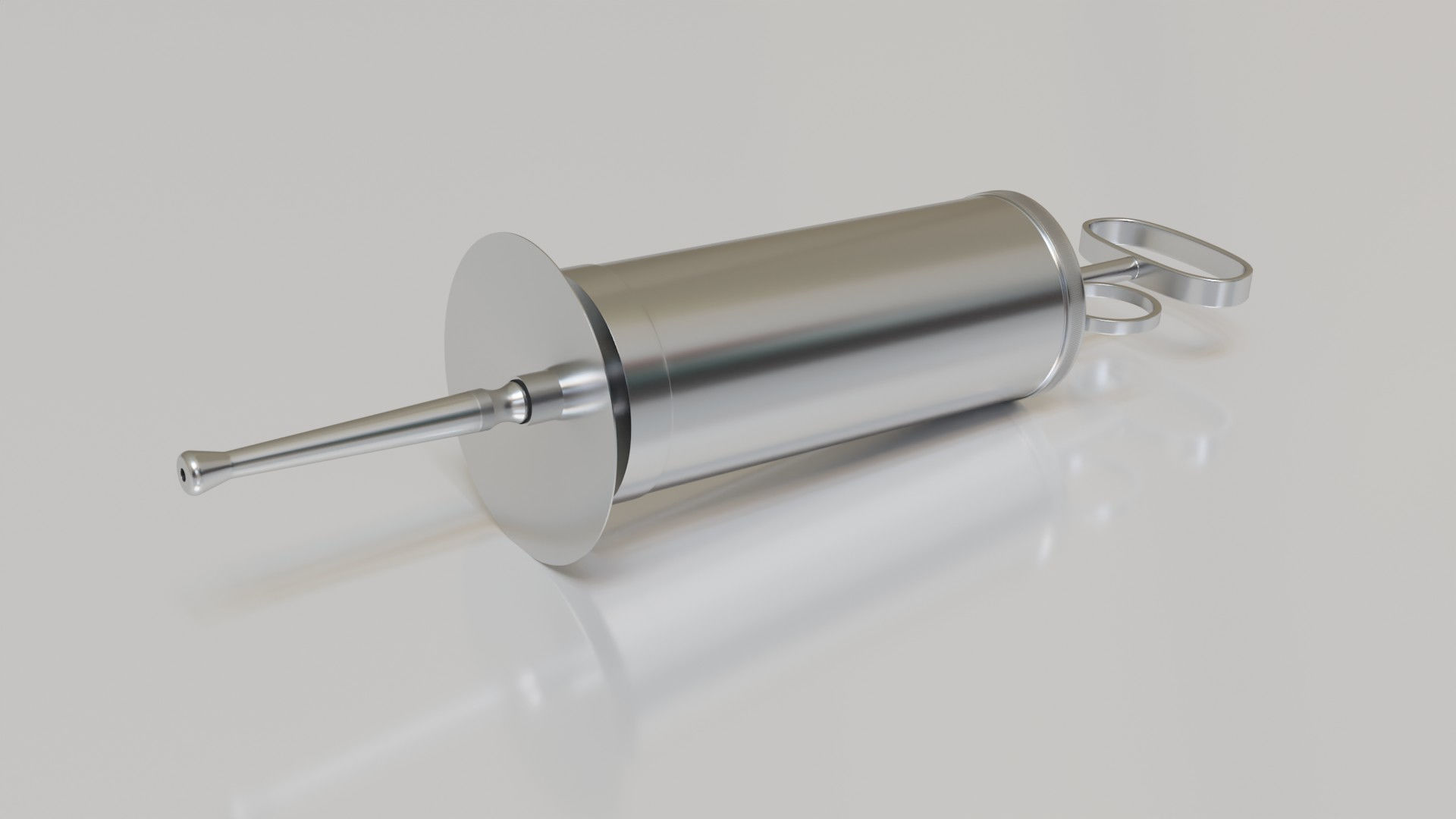 Metallic ears syringe 3D model | CGTrader