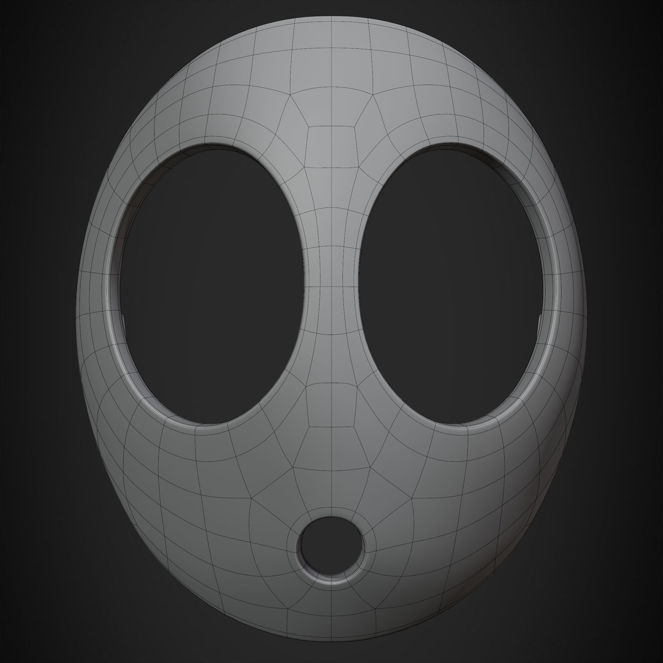 Shy Guys Mask for Cosplay 3D model 3D printable | CGTrader