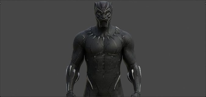 Black Panther - T challa - from Avengers Infinity War 3D Model 3D model ...
