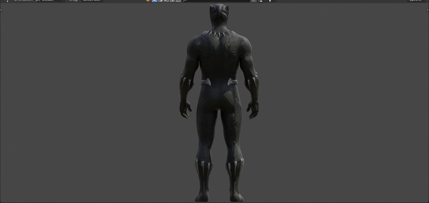 Black Panther - T challa - from Avengers Infinity War 3D Model 3D model ...