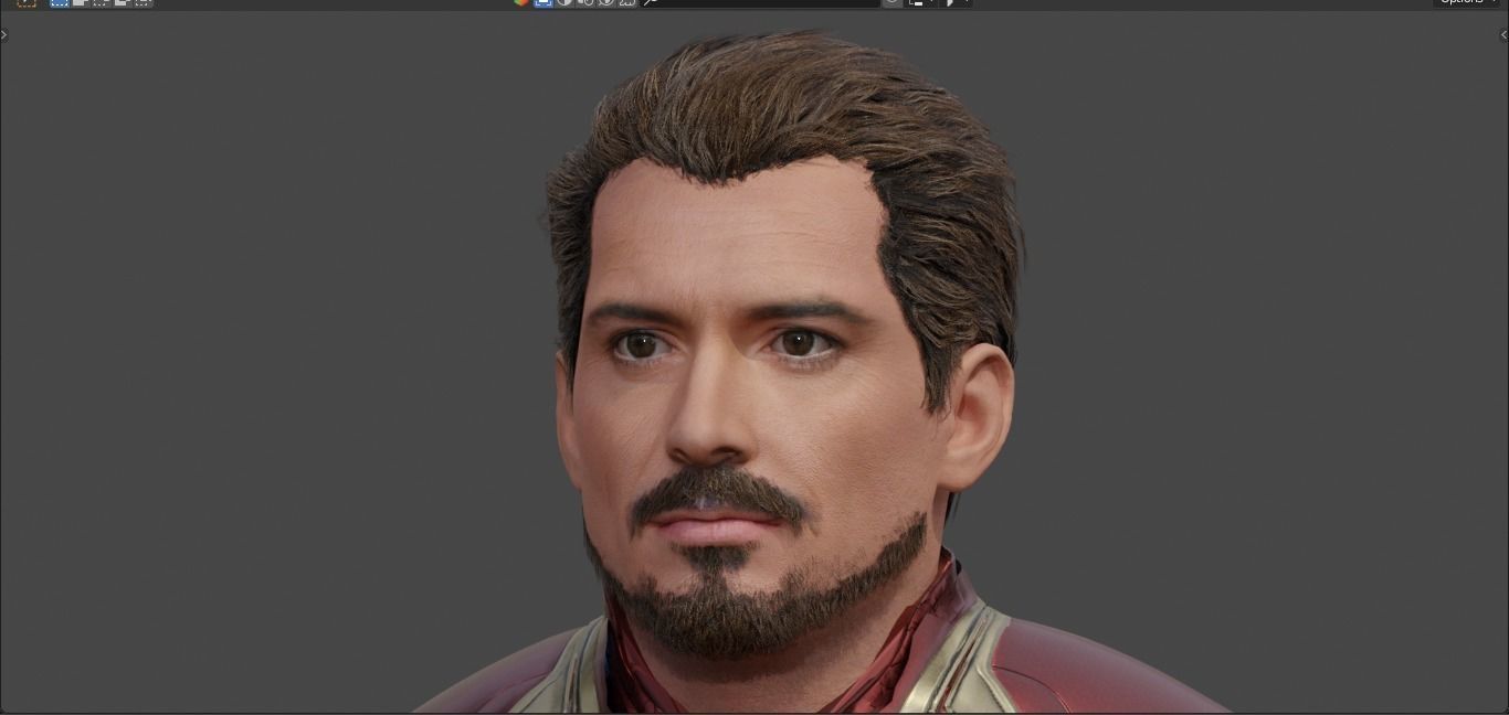 Iron Man -Tony Stark- Mark 50 from Avengers Infinity War 3D model ...
