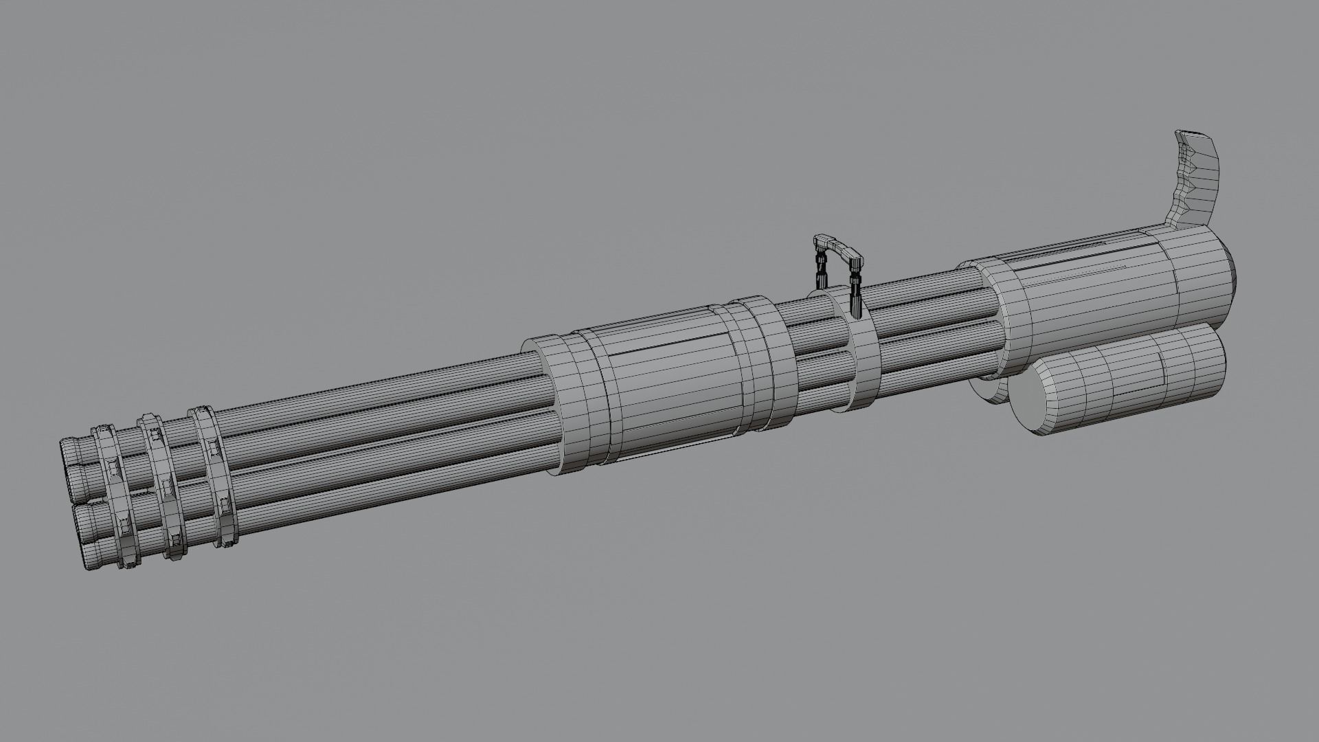 3D model SCI FI minigun 3D model VR / AR / low-poly | CGTrader